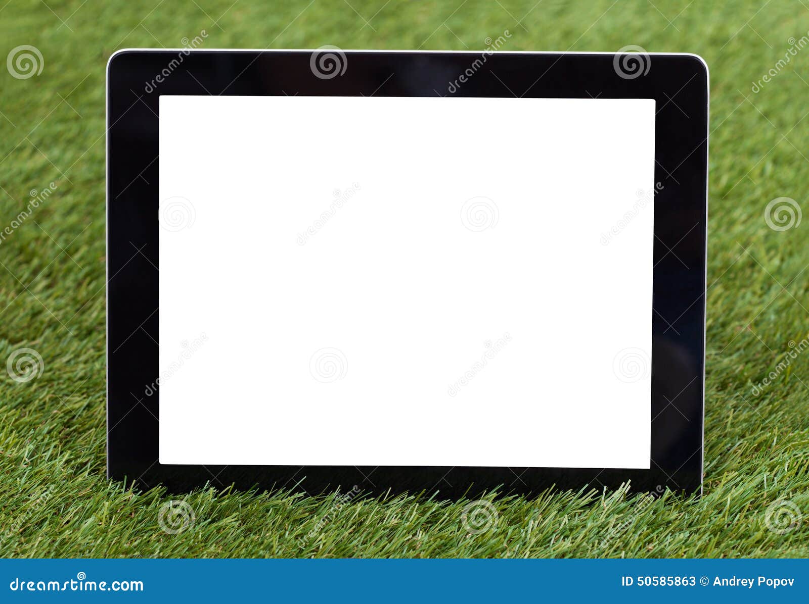 Blank digital tablet stock image. Image of electric, digital - 50585863