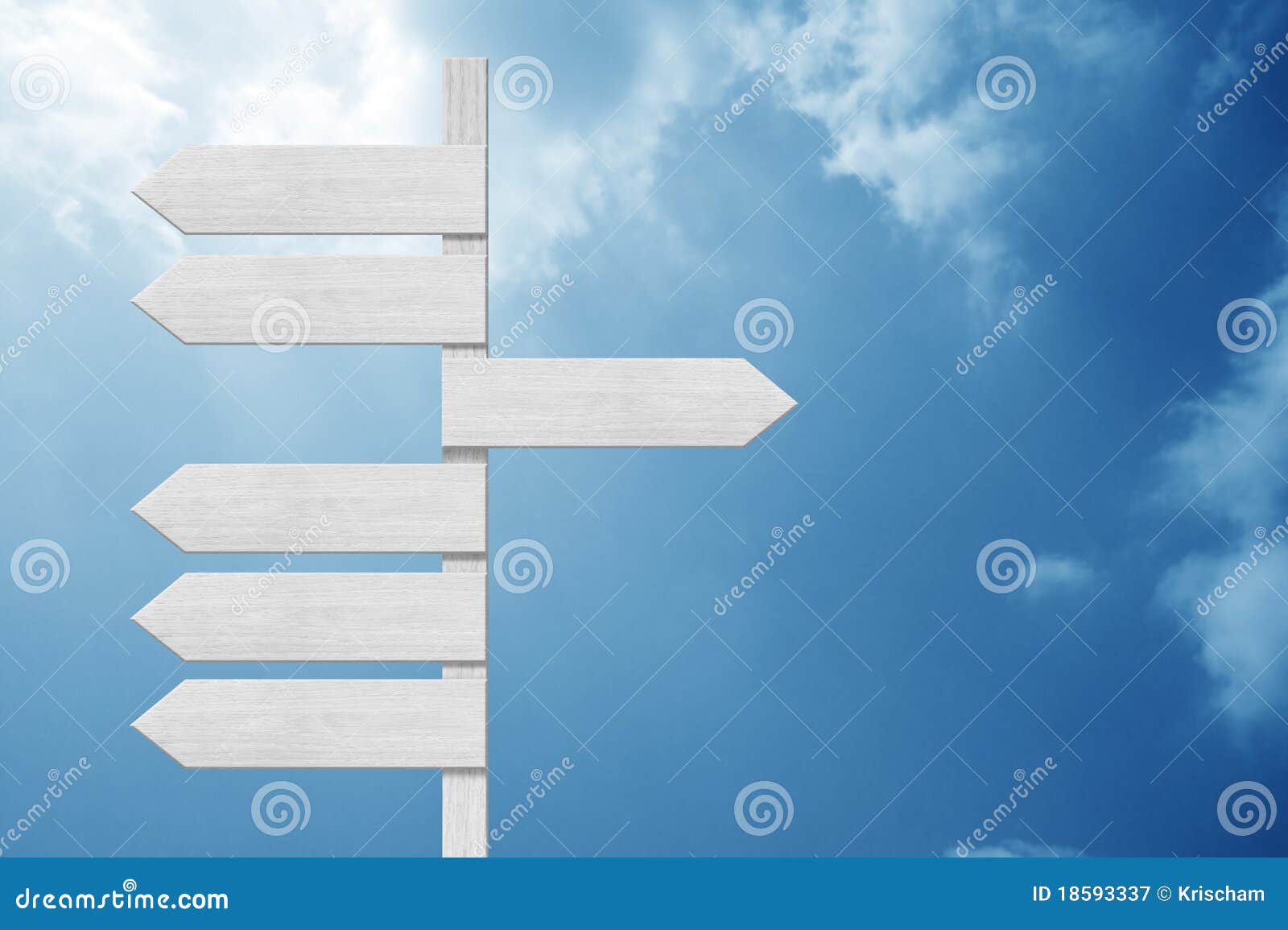 Blank Direction Sign Royalty-Free Stock Photography | CartoonDealer.com ...