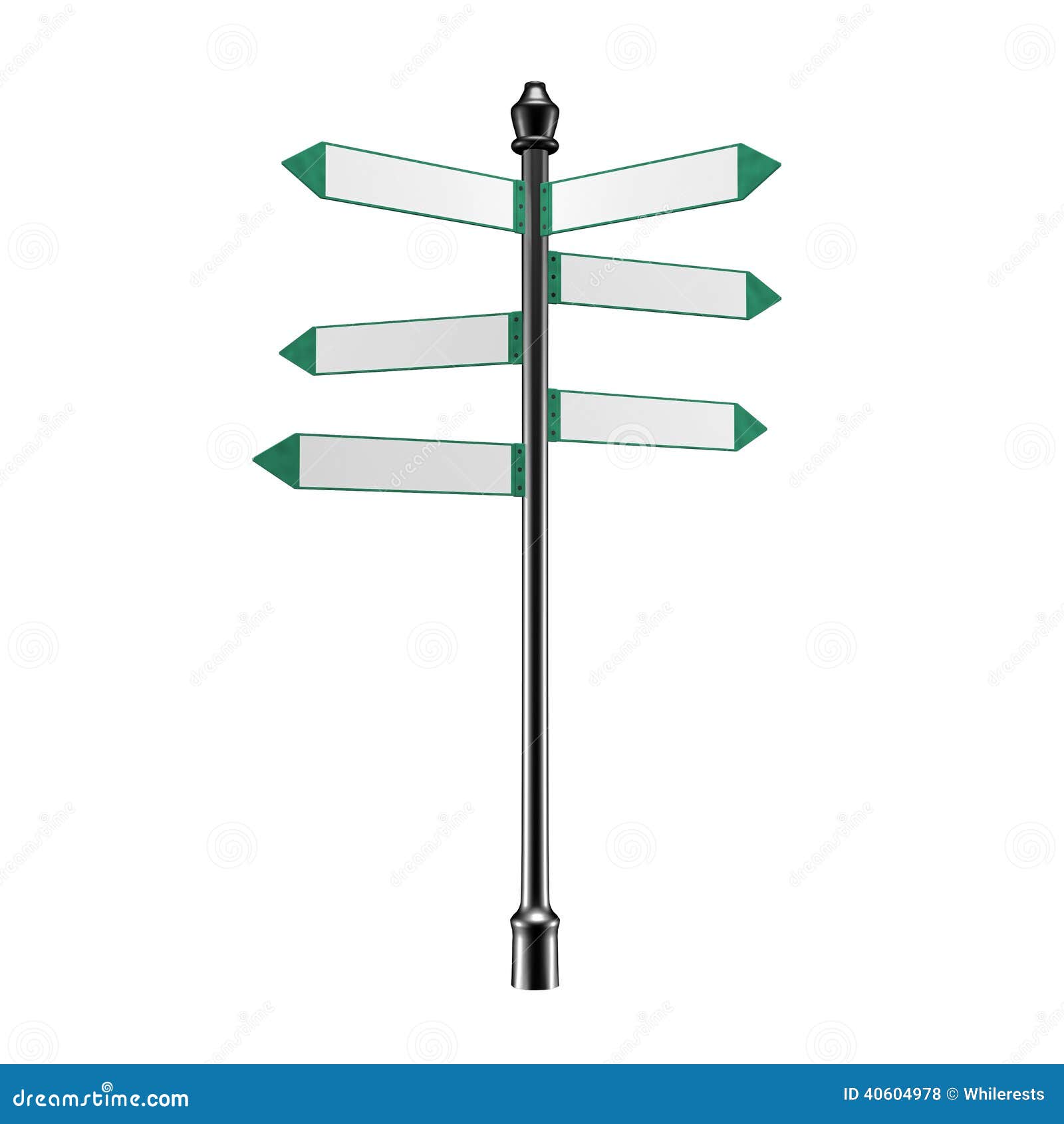 Blank Direction Arrows Signs for Copy Space Stock Illustration ...