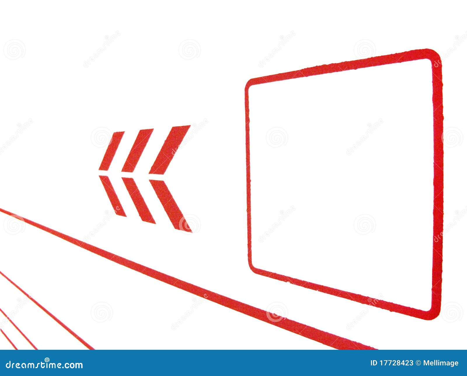 Blank direction sign stock image. Image of concept, conceptual - 17728423