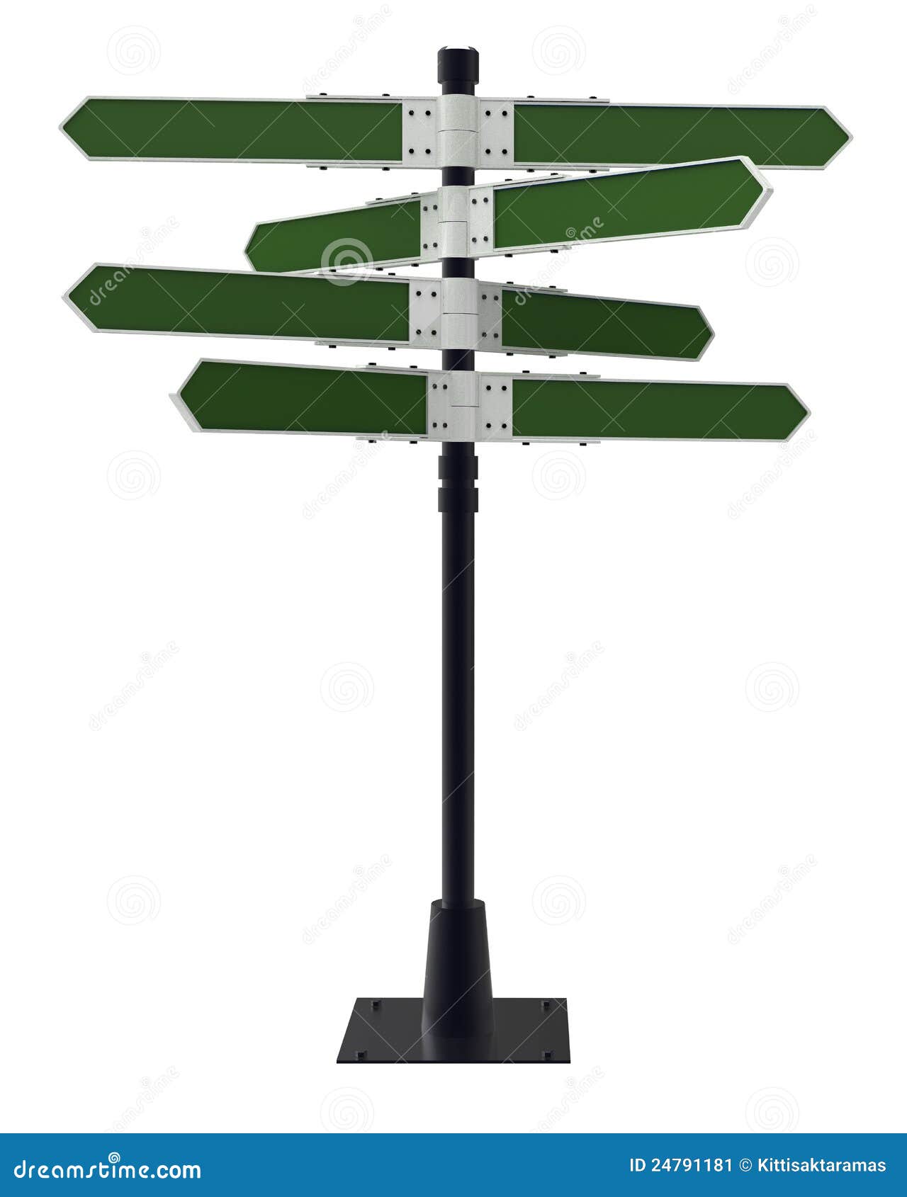 Blank Direction Road Signs Royalty-Free Stock Photography ...