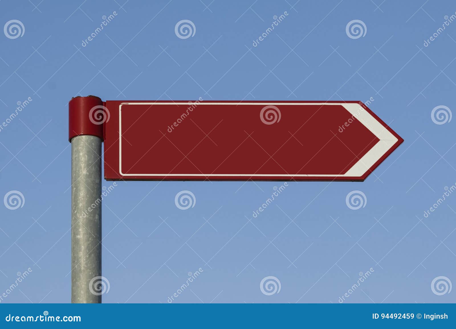 Blank direction sign post stock image. Image of decide - 94492459