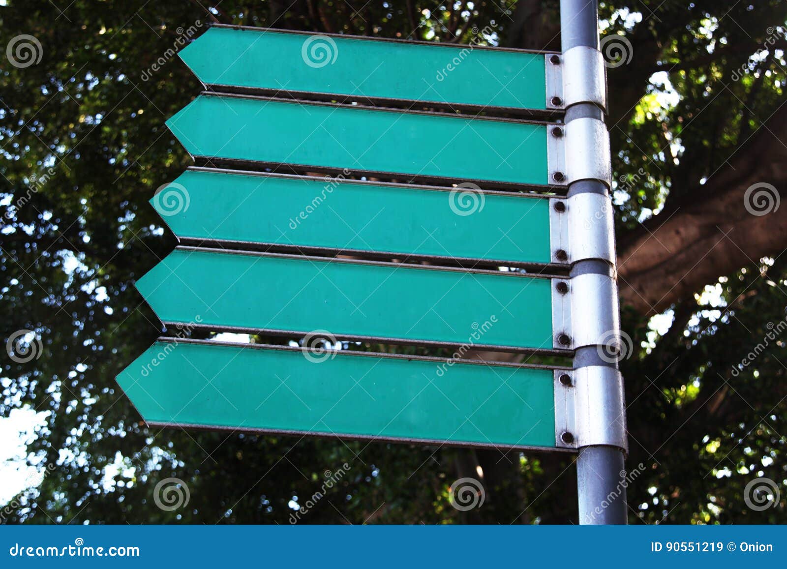 Blank direction signs stock image. Image of banner, guidance - 90551219