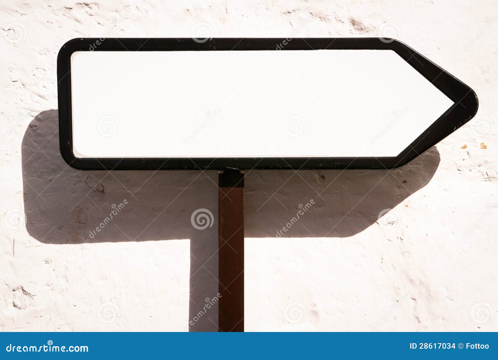 Blank directional sign stock photo. Image of information - 28617034