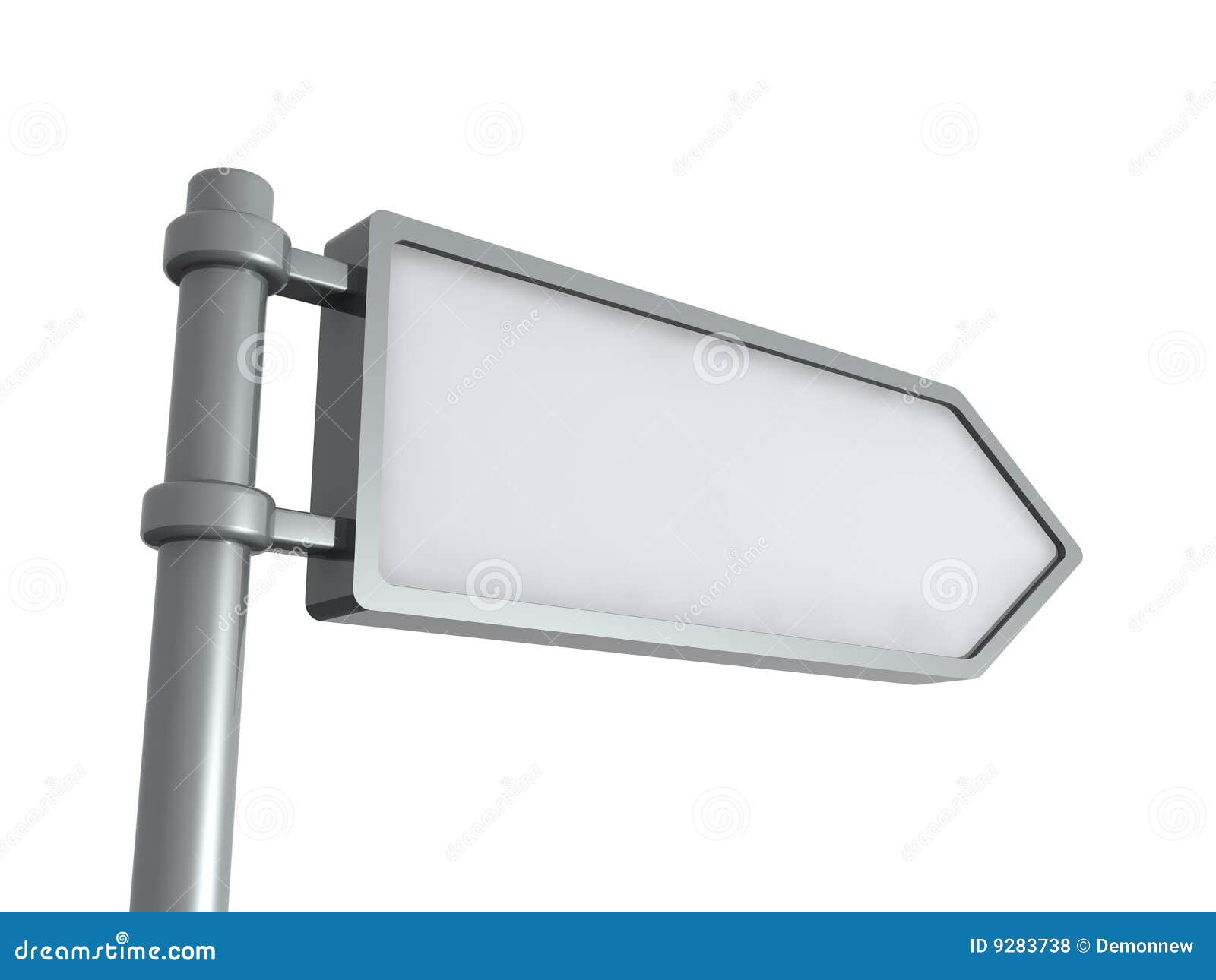 Blank directional sign stock illustration. Illustration of wallpaper ...