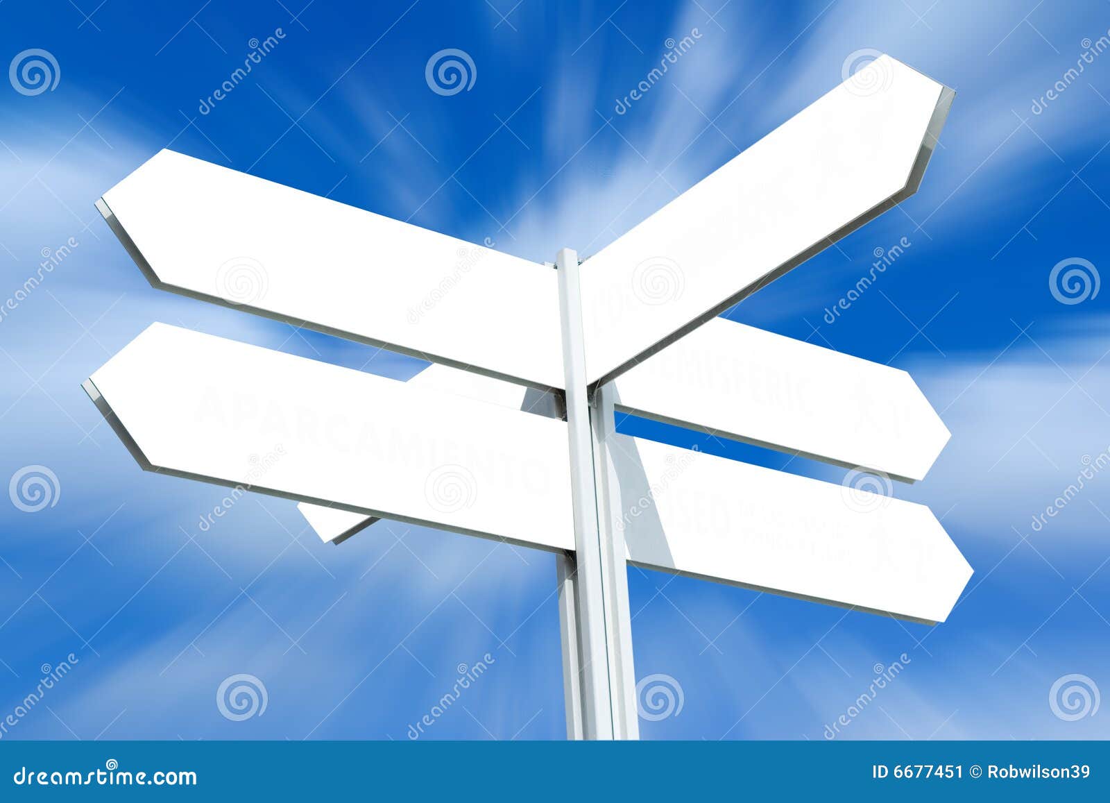 Directional Sign Series: FAQS - Blue Sky And Clouds Background Royalty ...