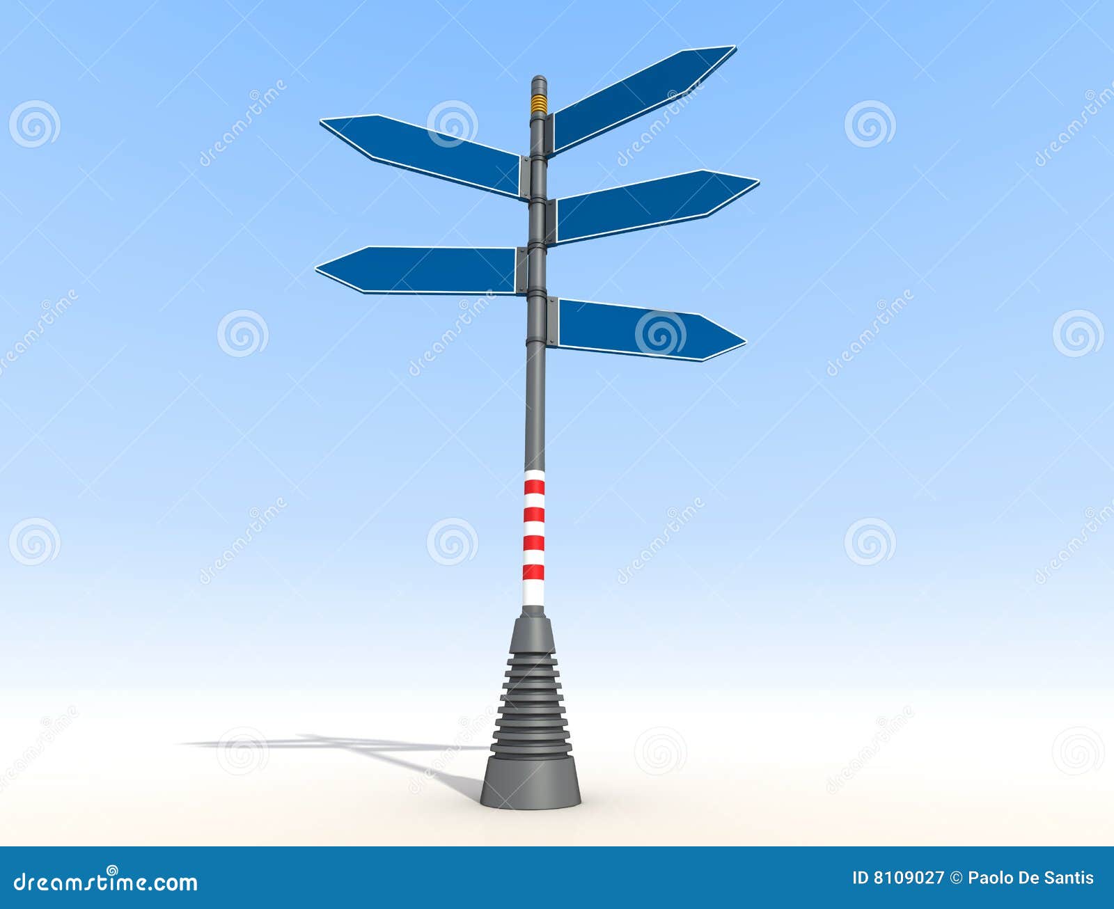 Blank Directional Signs Stock Photography | CartoonDealer.com #8209340
