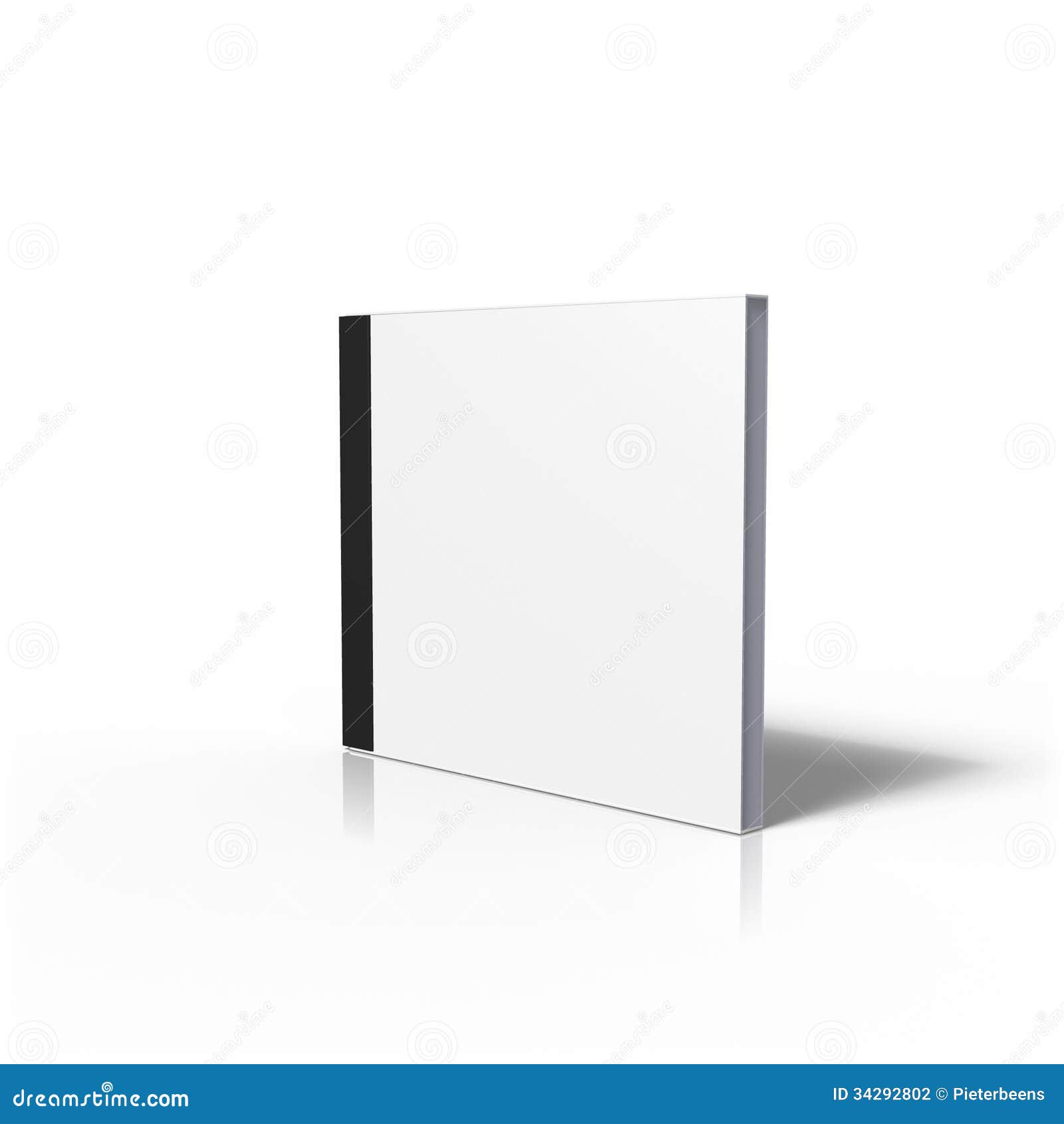 Blank CD, DVD, Disk Box Template Royalty-Free Stock Photography ...