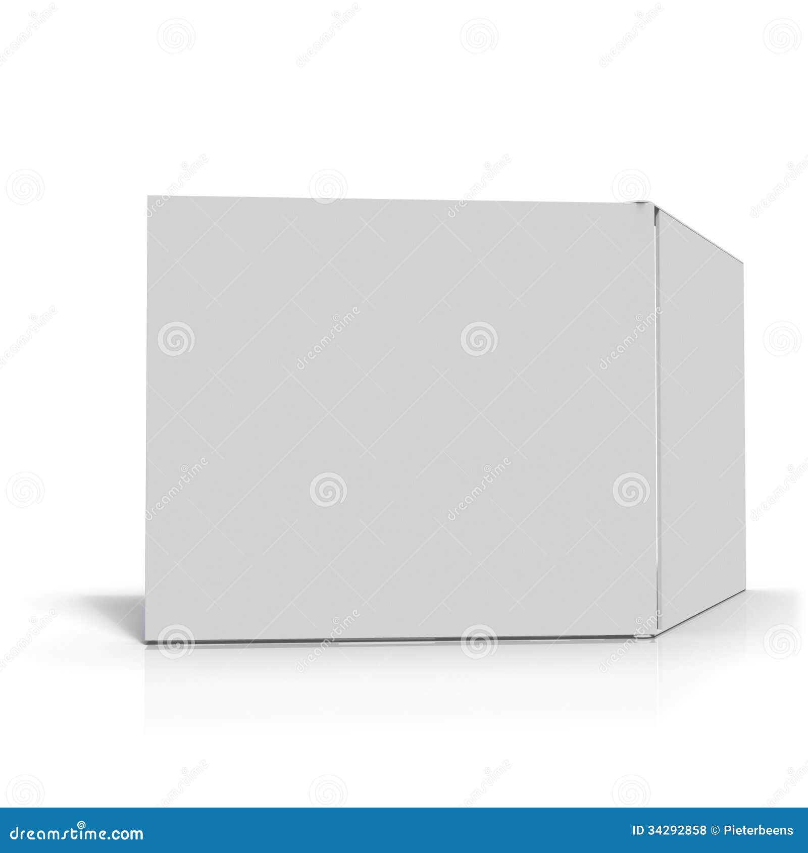 Blank CD, DVD, Disk Box Template Royalty-Free Stock Photography ...