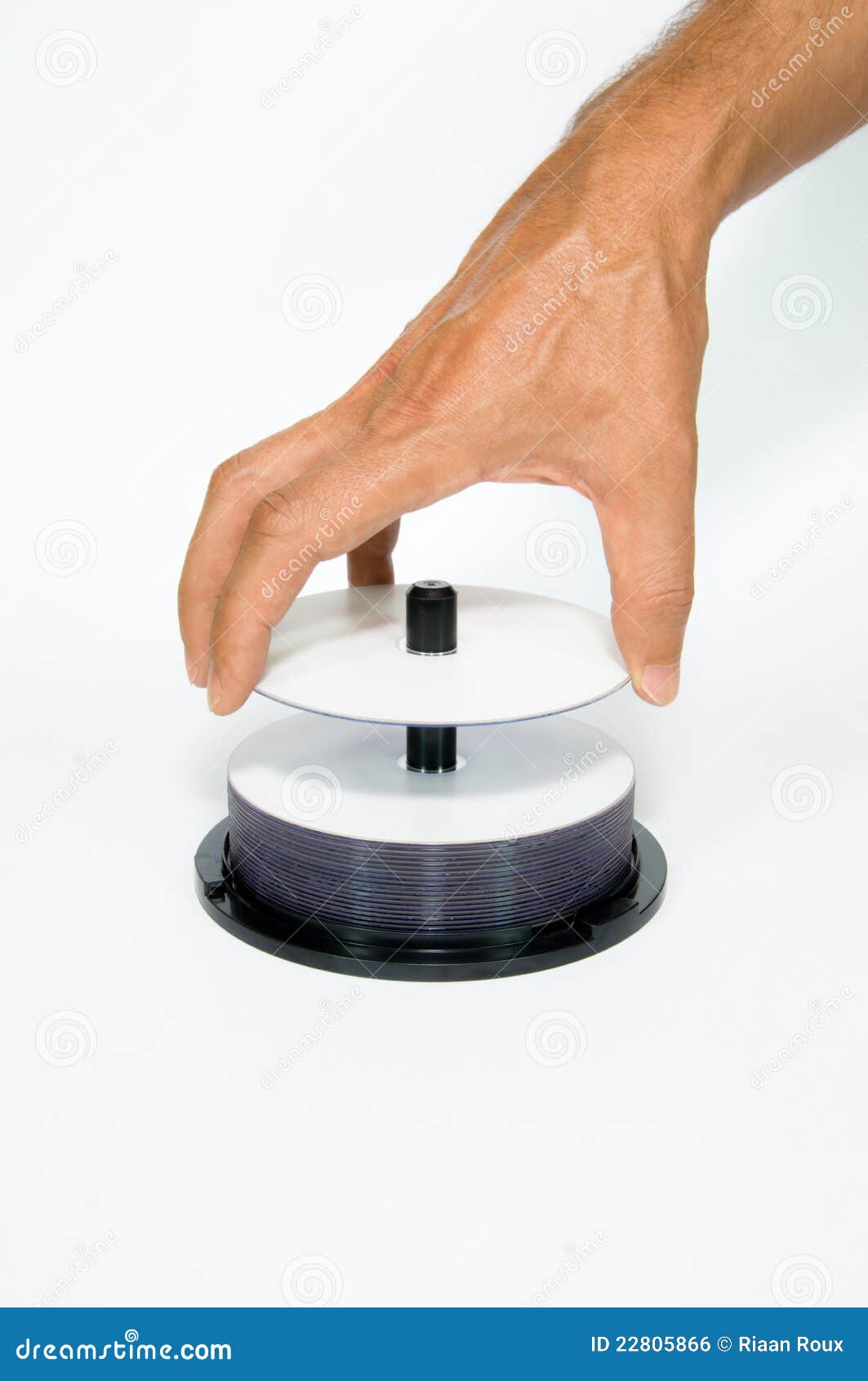 Blank Disk Stack stock photo. Image of drive, reader - 22805866