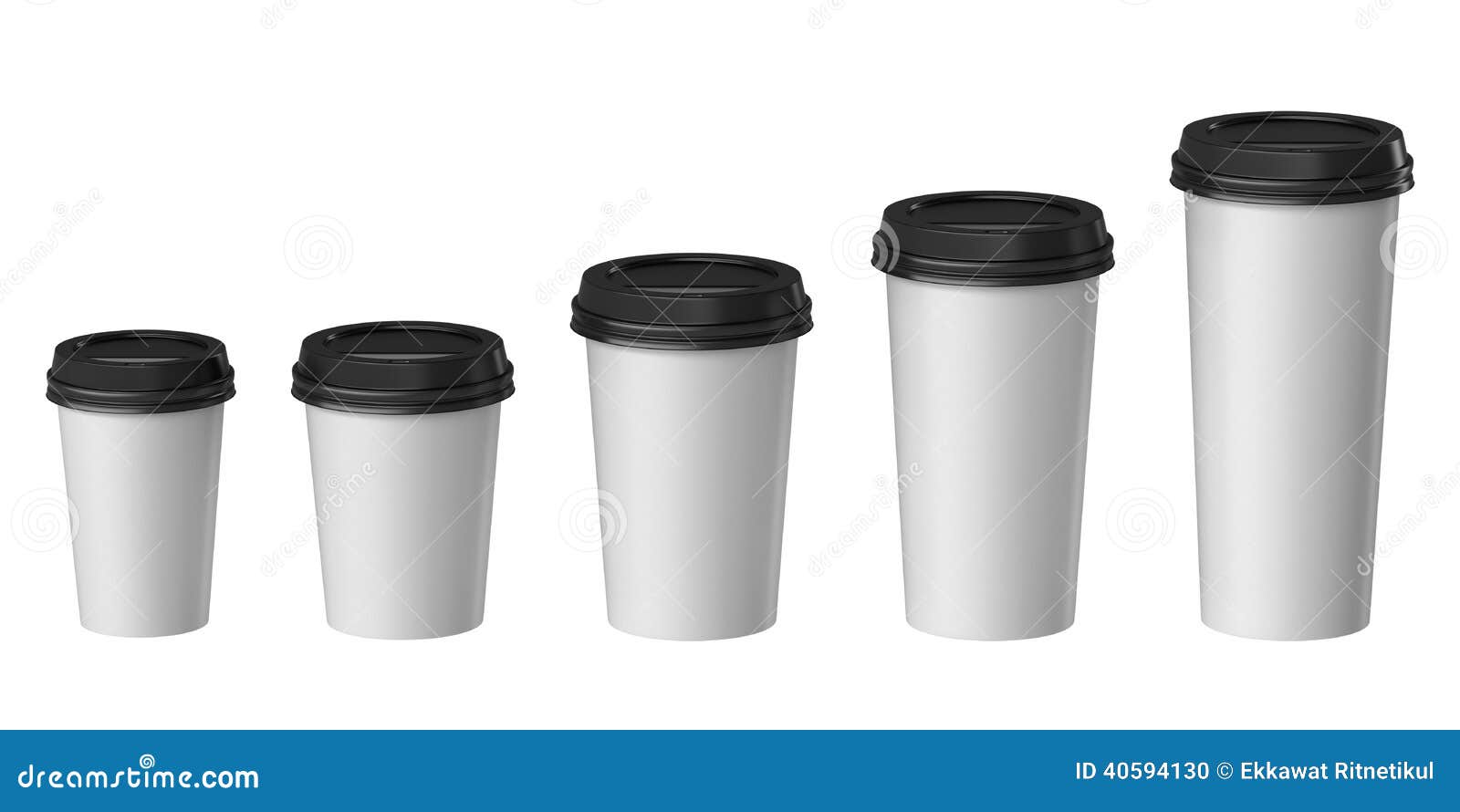 Blank Disposable Cup with Cover, Extra, Small, Medium, Large Stock ...