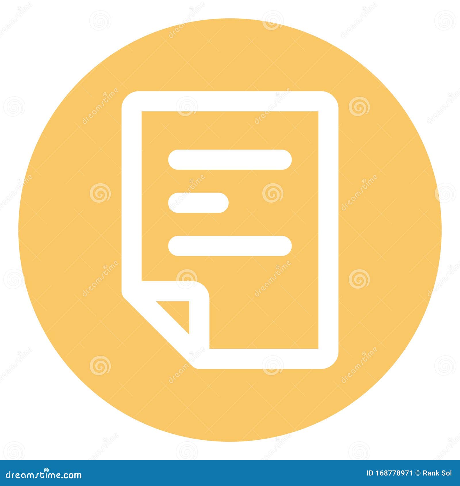 Blank, Document Bold Vector Icon Which Can Be Easily Edited or Modified ...