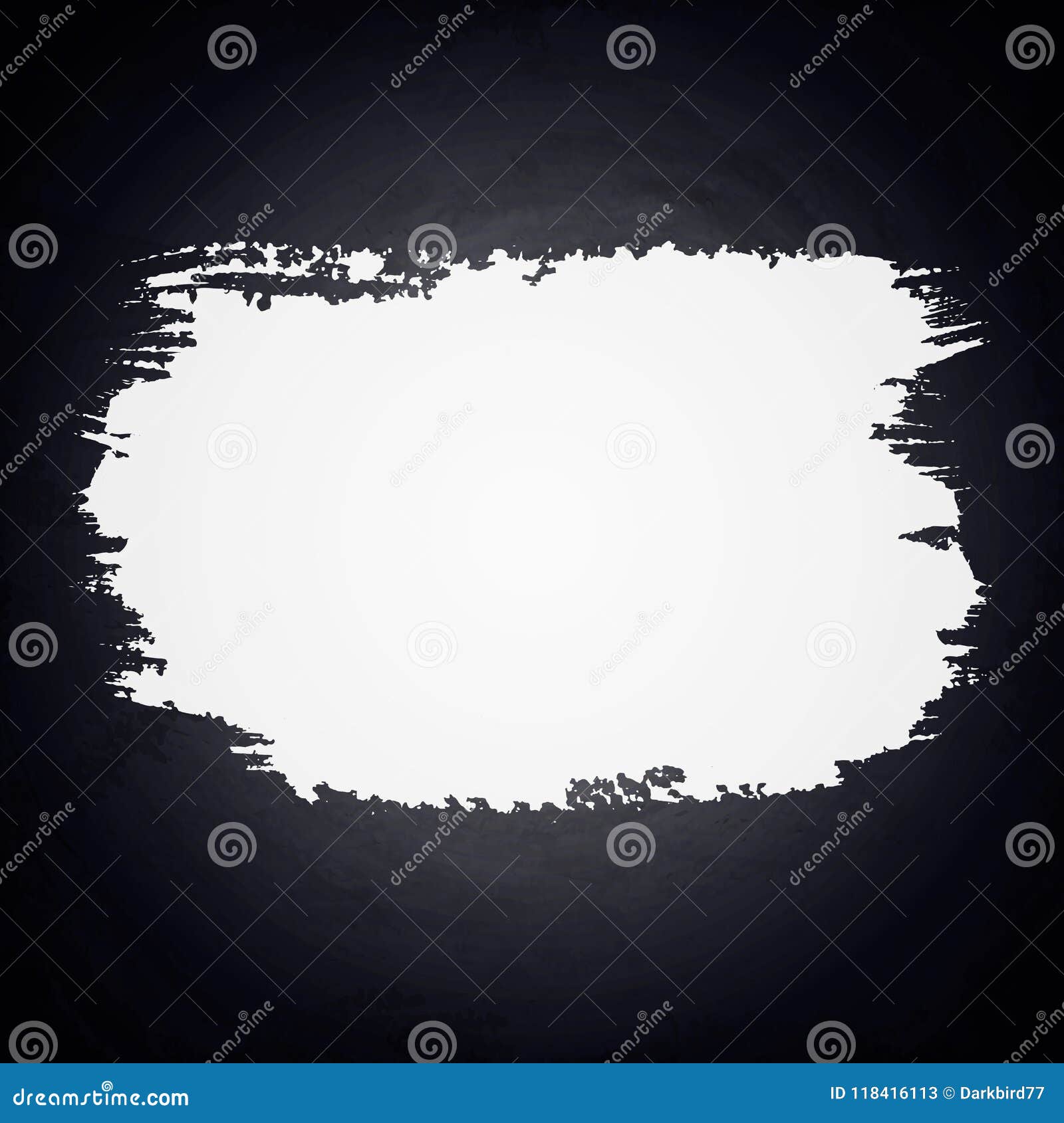 Blank Drawing Outline Global World Map Isolated On Black Background ...