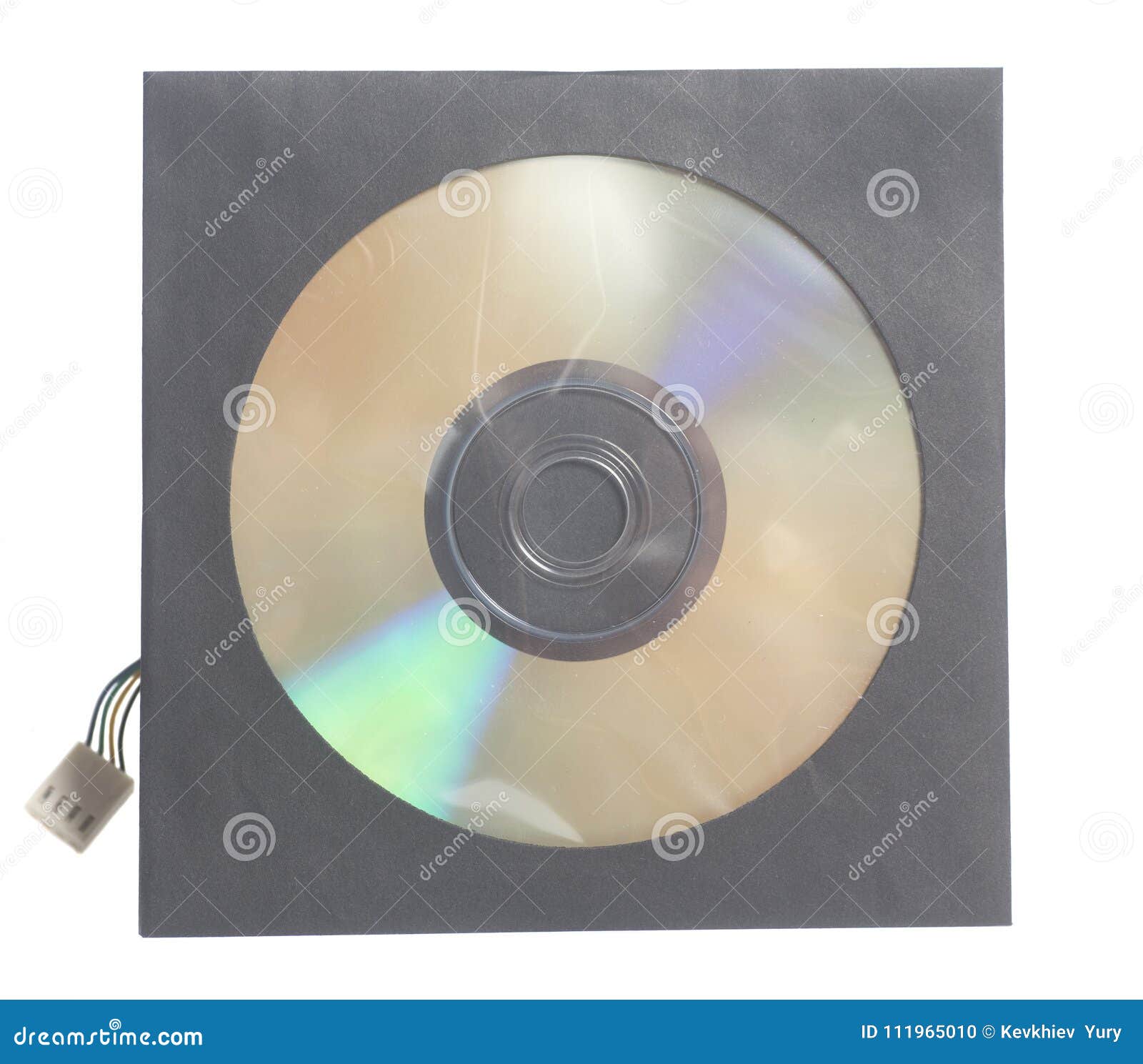 Blank DVD CD case and disc stock photo. Image of isolated - 111965010