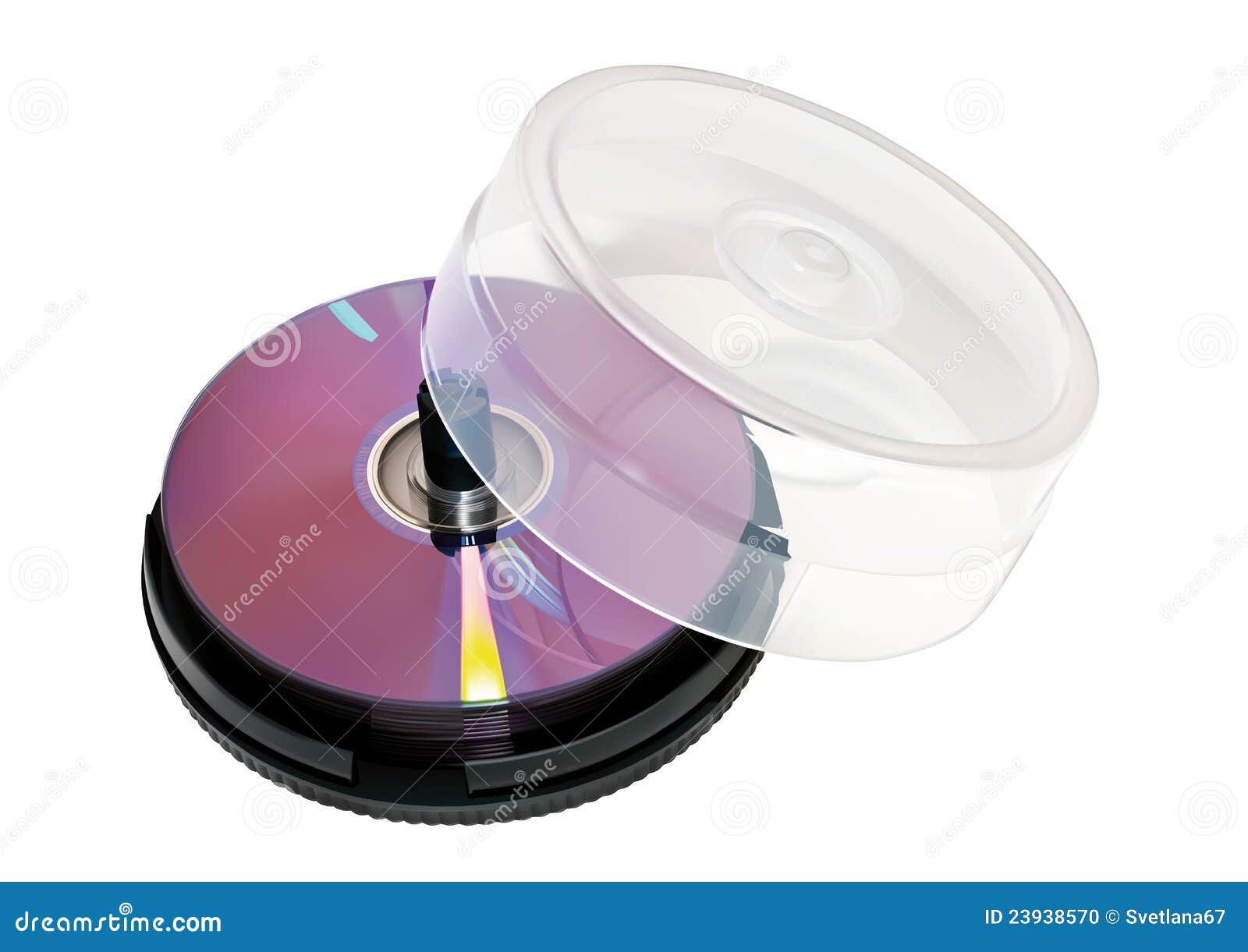 Stack Of Cd / Dvds Illustration | CartoonDealer.com #22794832