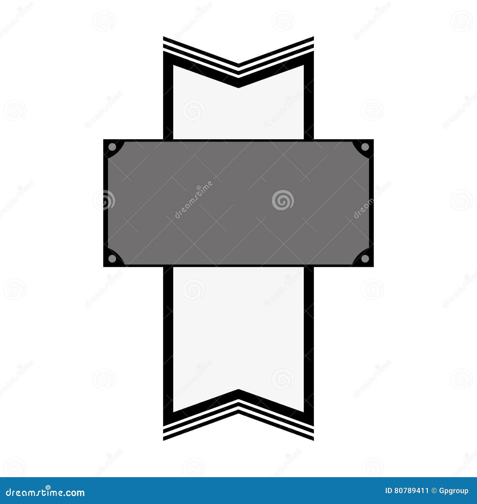 Blank emblem image icon stock vector. Illustration of emblem - 80789411