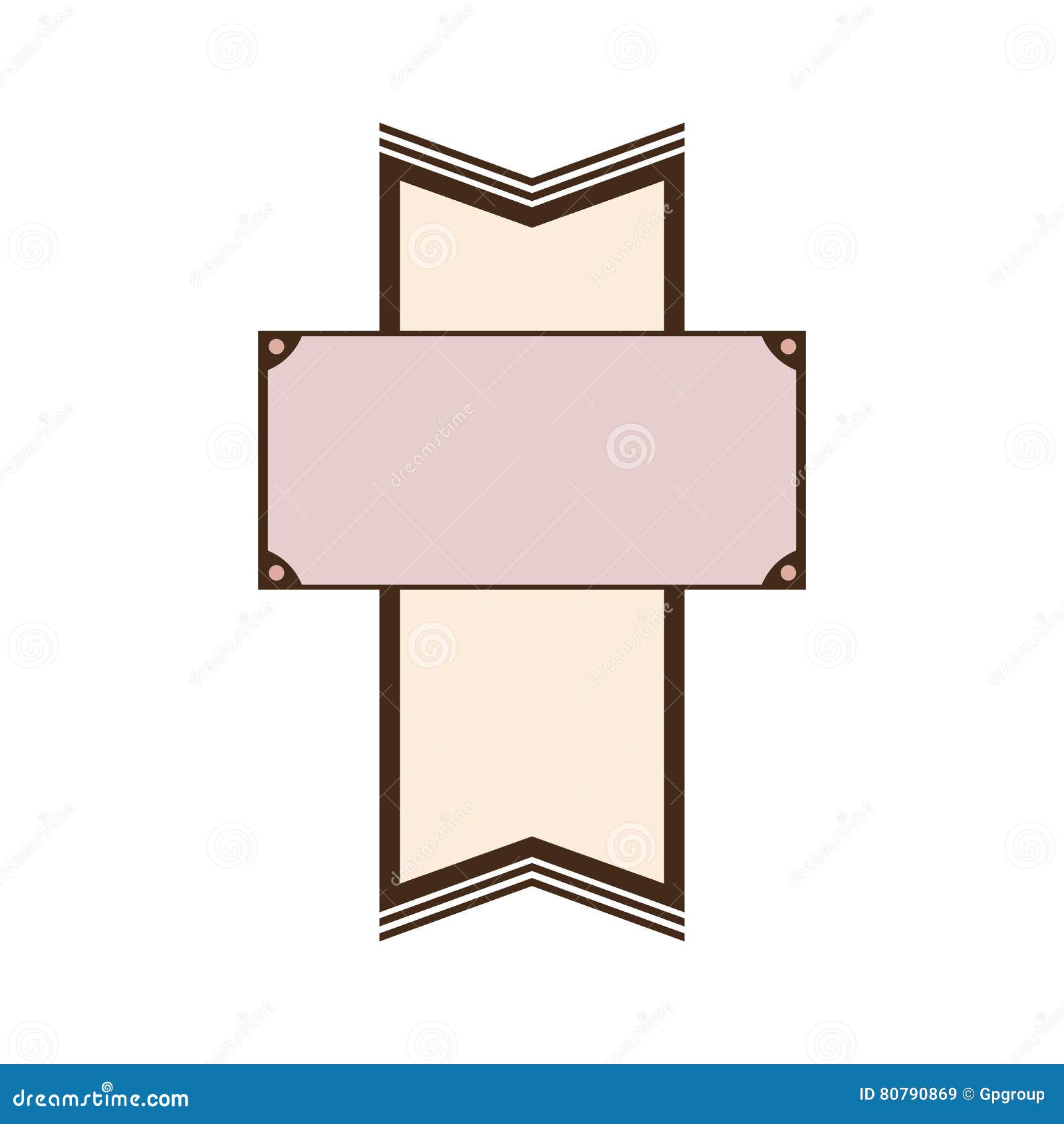 Blank emblem image icon stock vector. Illustration of insignia - 80790869