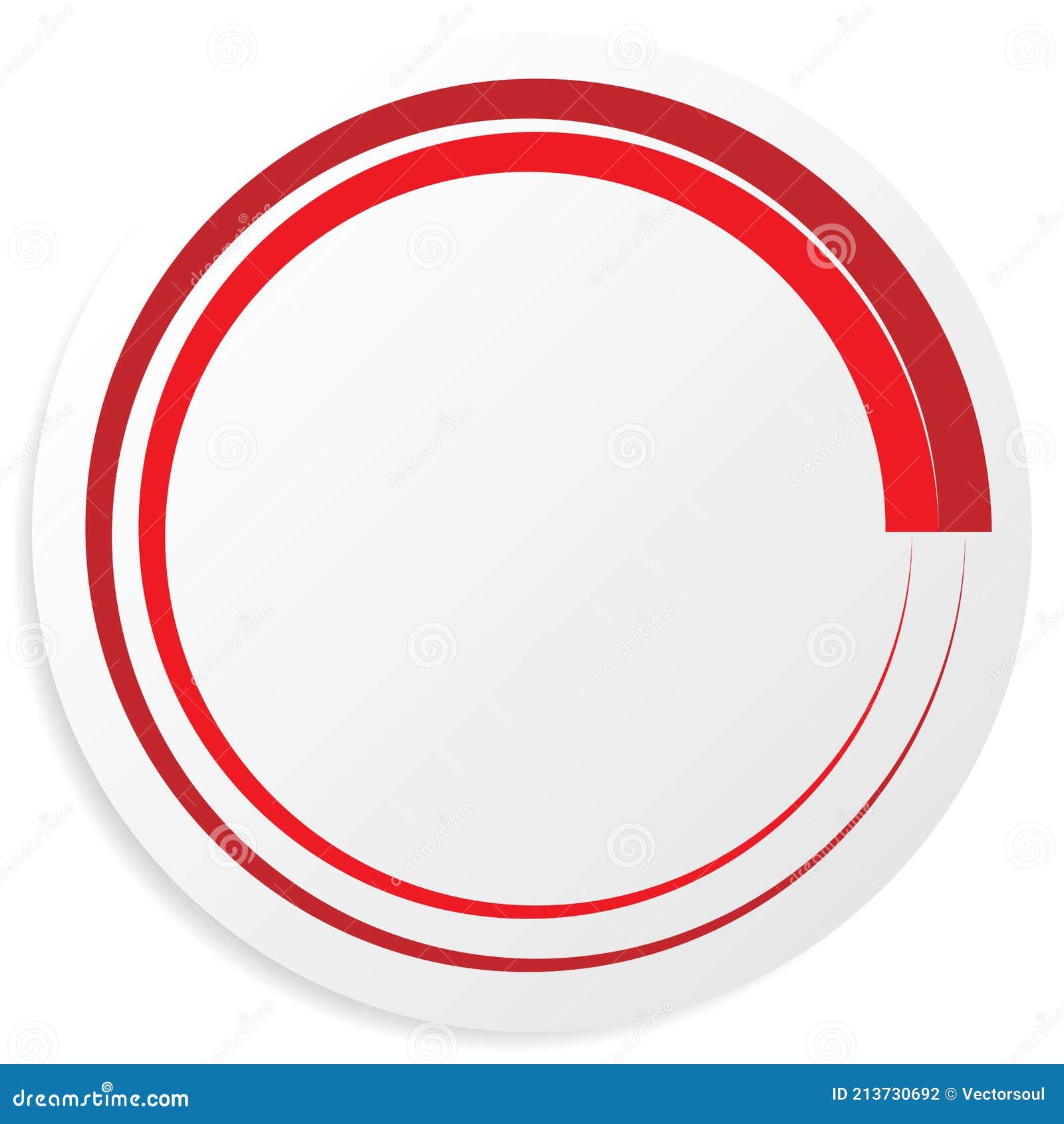 Blank, Empty Circle Shape, Circle Design Element. Circular, Circle ...