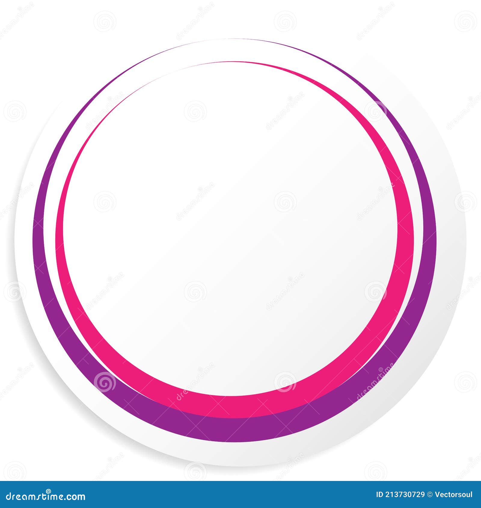 Blank, Empty Circle Shape, Circle Design Element. Circular, Circle ...