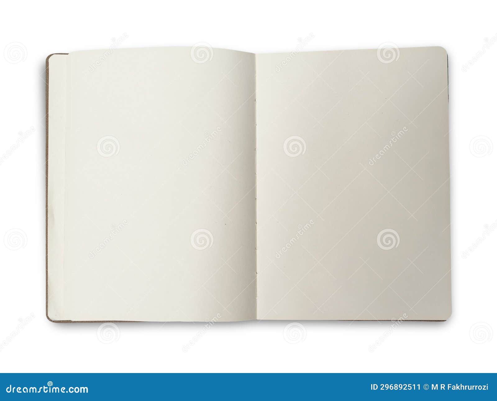 Blank Empty Copy Space White Open Book, Top View Cut Out Stock Image ...