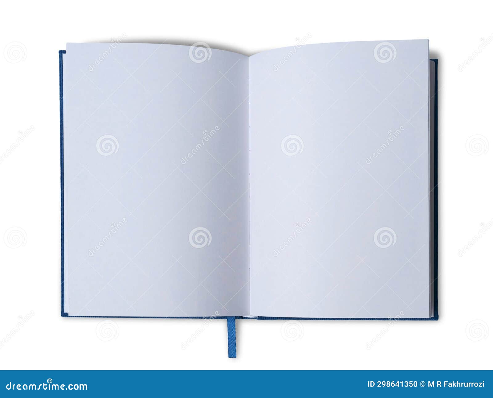 Blank Empty Copy Space White Open Book, Top View Cut Out Stock Photo ...