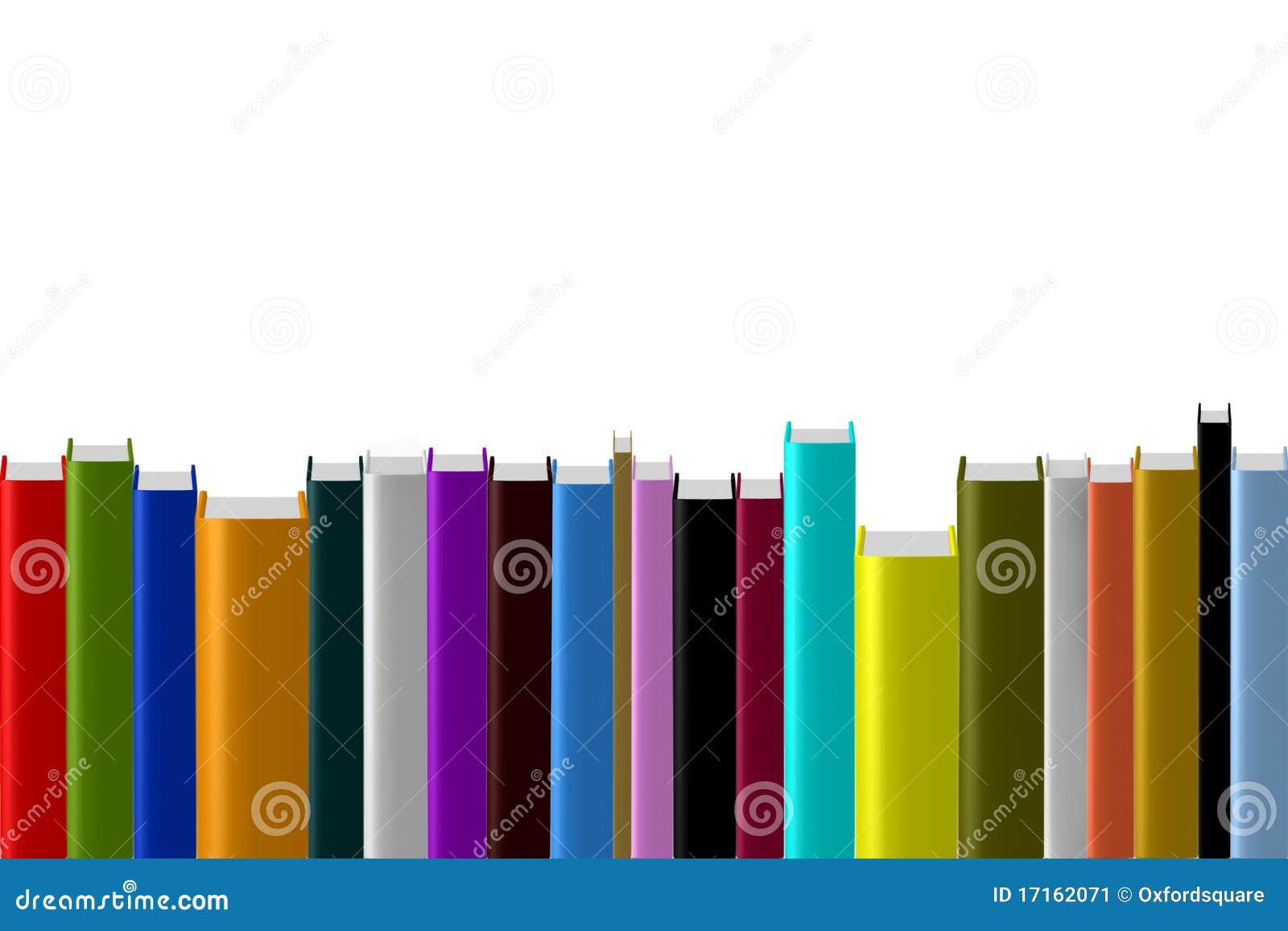 Blank Empty Cover Hardcover Book Stack Collection Stock Illustration ...