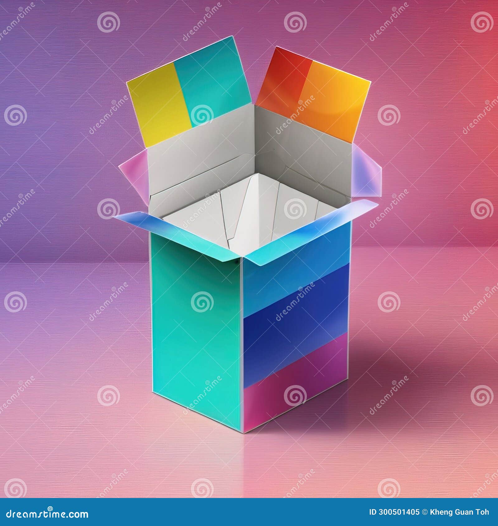 Blank Empty Generic Cardboard Box Container, Product Packaging Mockup ...