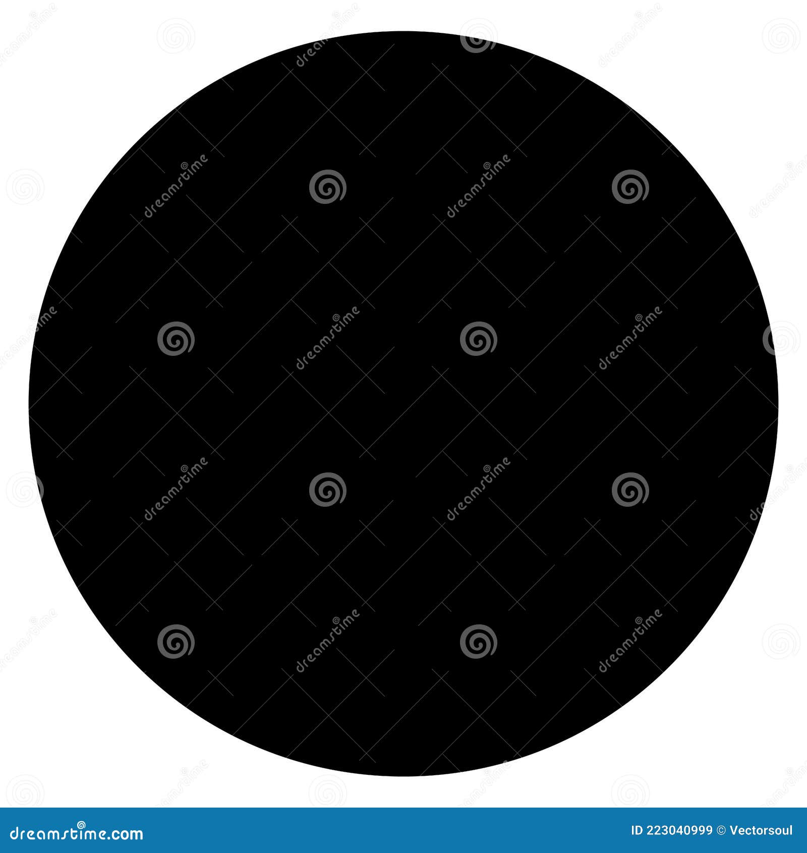 Blank, Empty Glossy, Shiny Circle Design Element. Circle with Copyspace ...