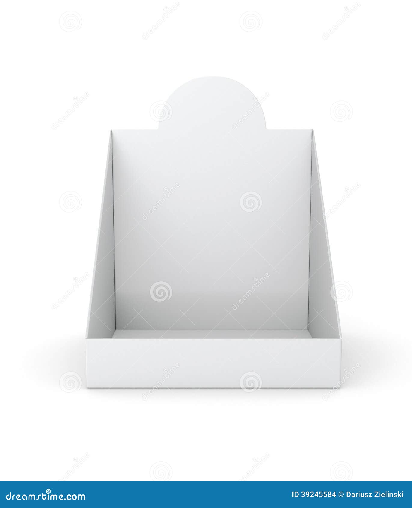 Blank Empty Holder or Box Display for Products Stock Illustration ...