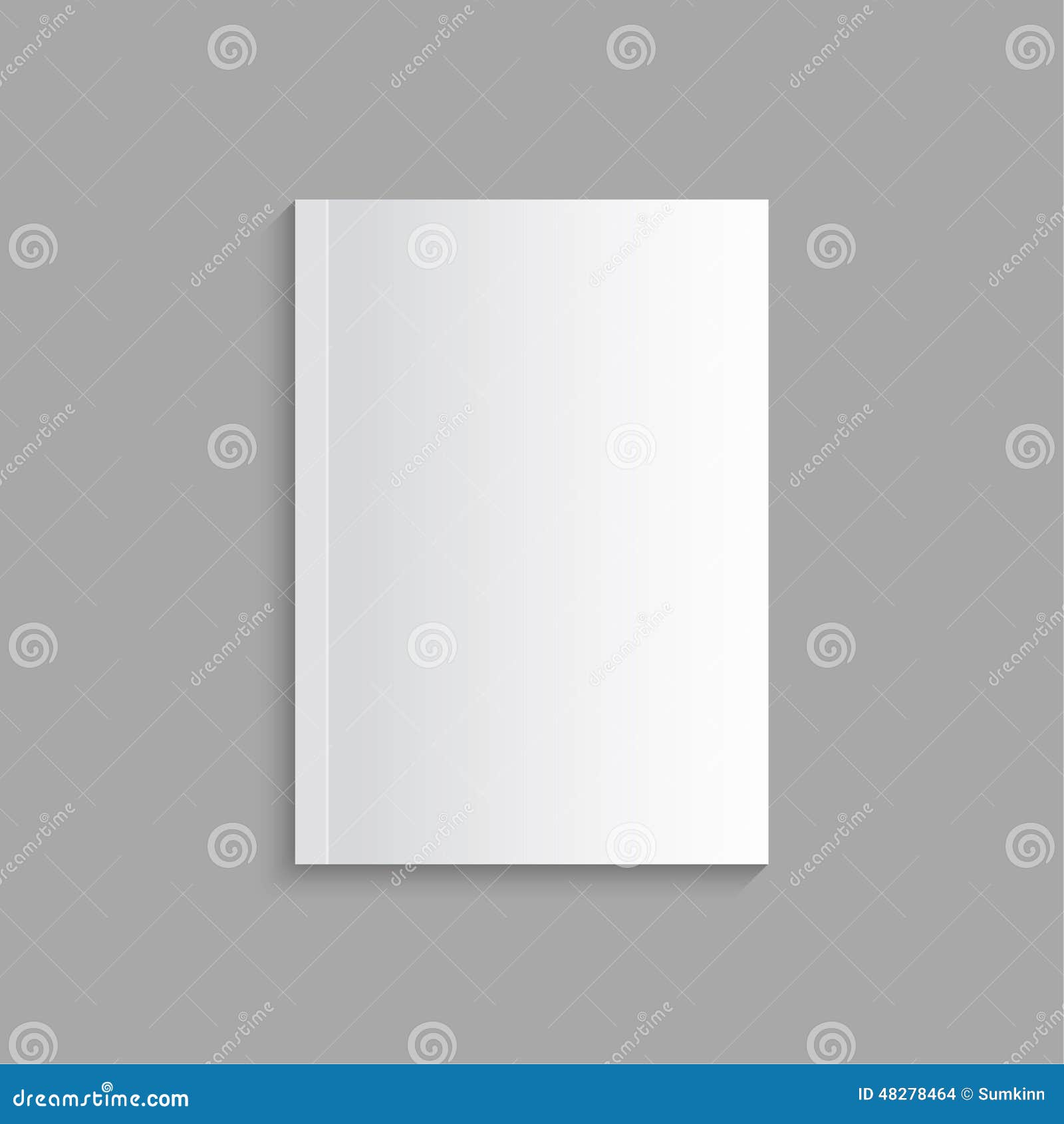 Blank Empty Magazine Template Stock Vector - Illustration of design ...
