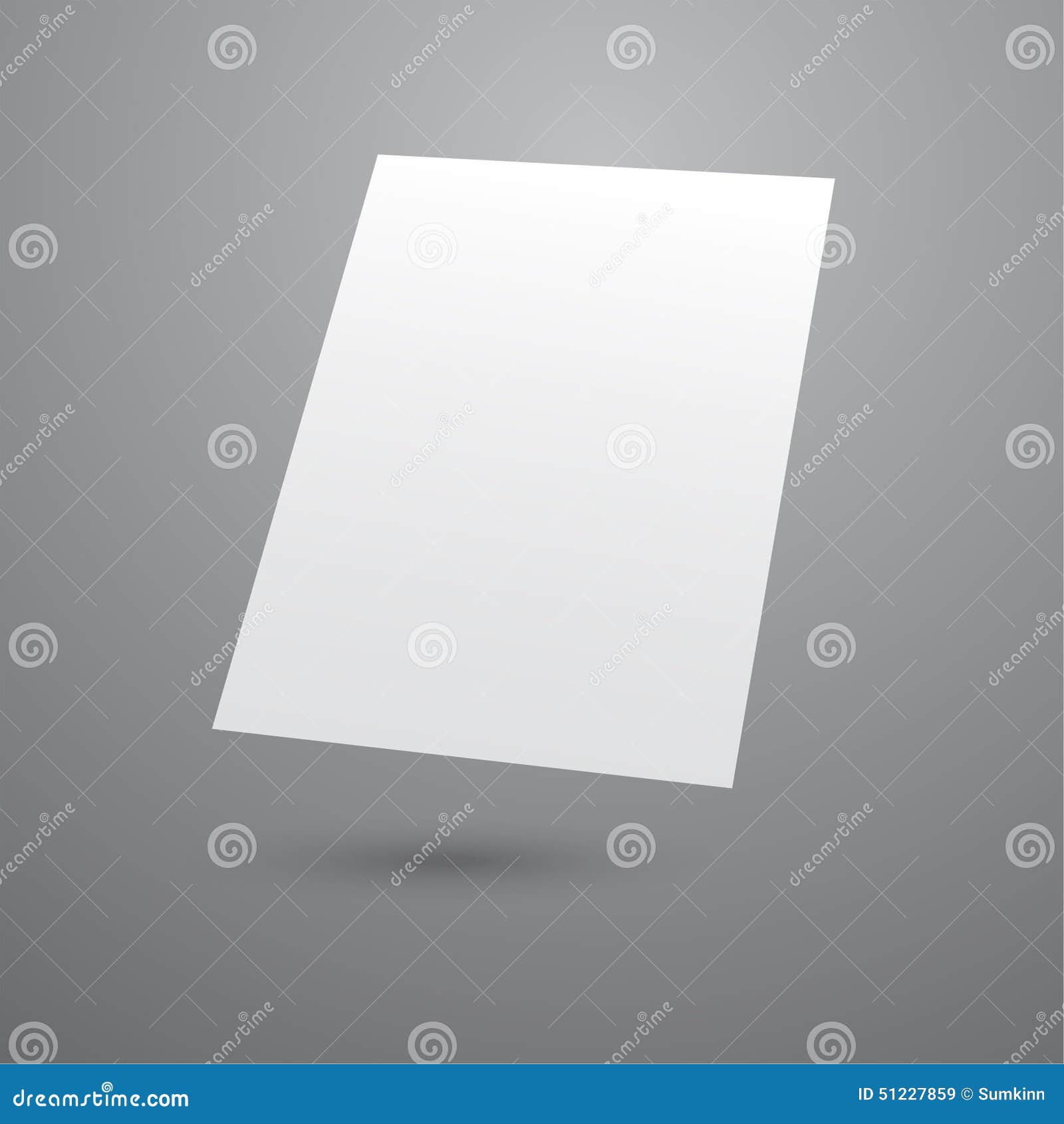 Blank Empty Magazine Template Stock Vector - Illustration of brand ...