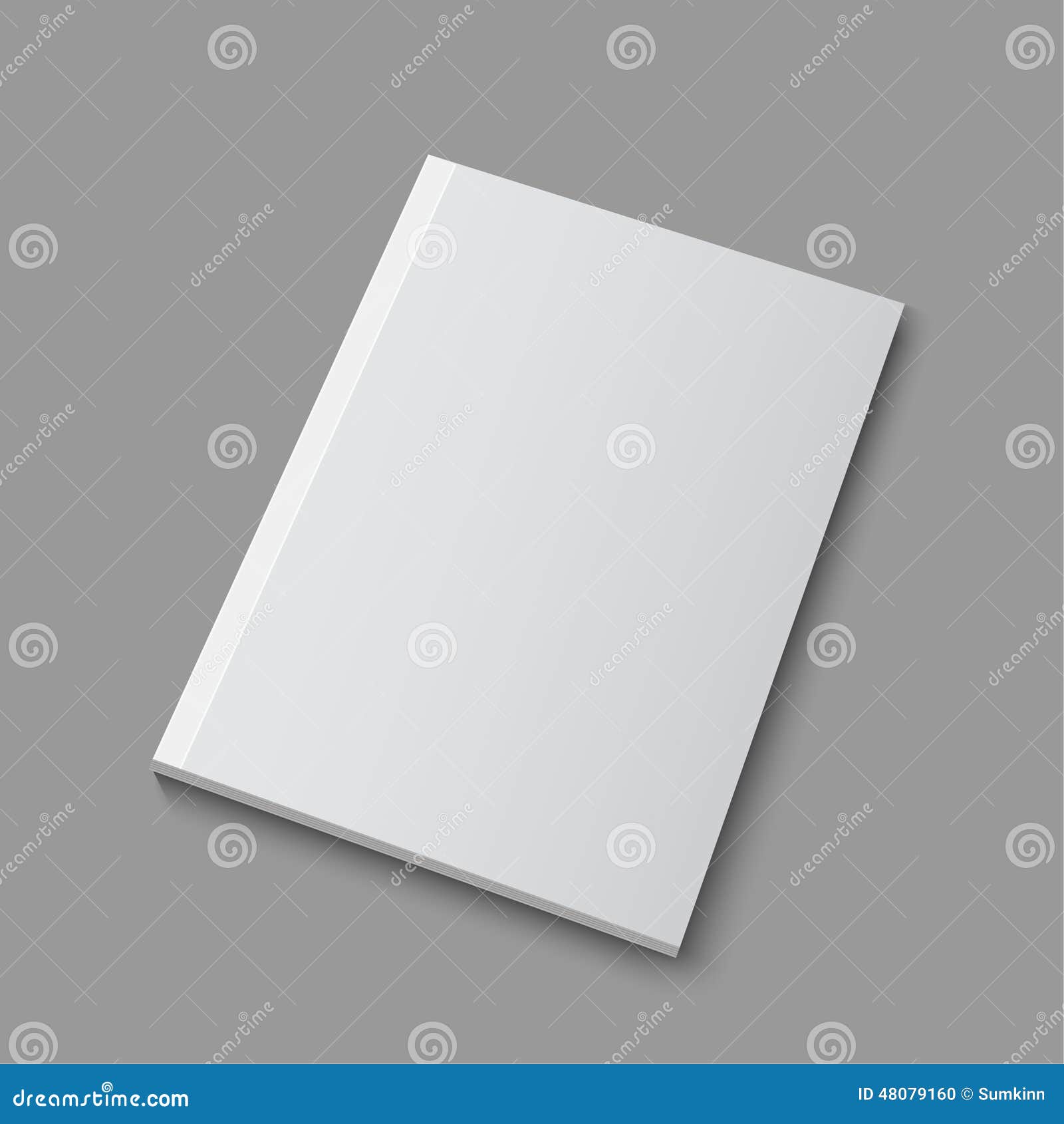 Blank Empty Magazine Template Vector Illustration | CartoonDealer.com ...