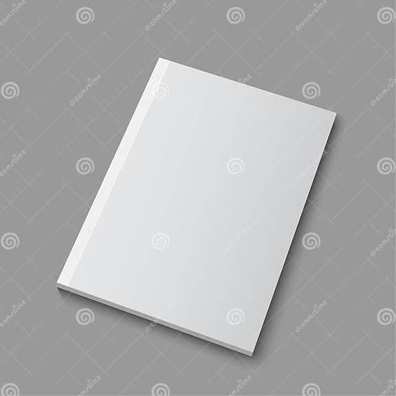 Blank Empty Magazine Template Stock Vector - Illustration of folder ...
