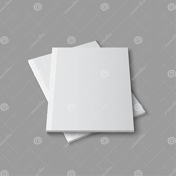 Blank Empty Magazine Template Stock Vector - Illustration of isolated ...