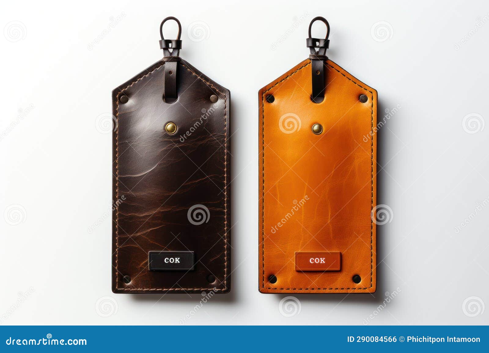 Blank Empty Mockup of Tag Labelfor Branding Generative Ai Stock Photo ...