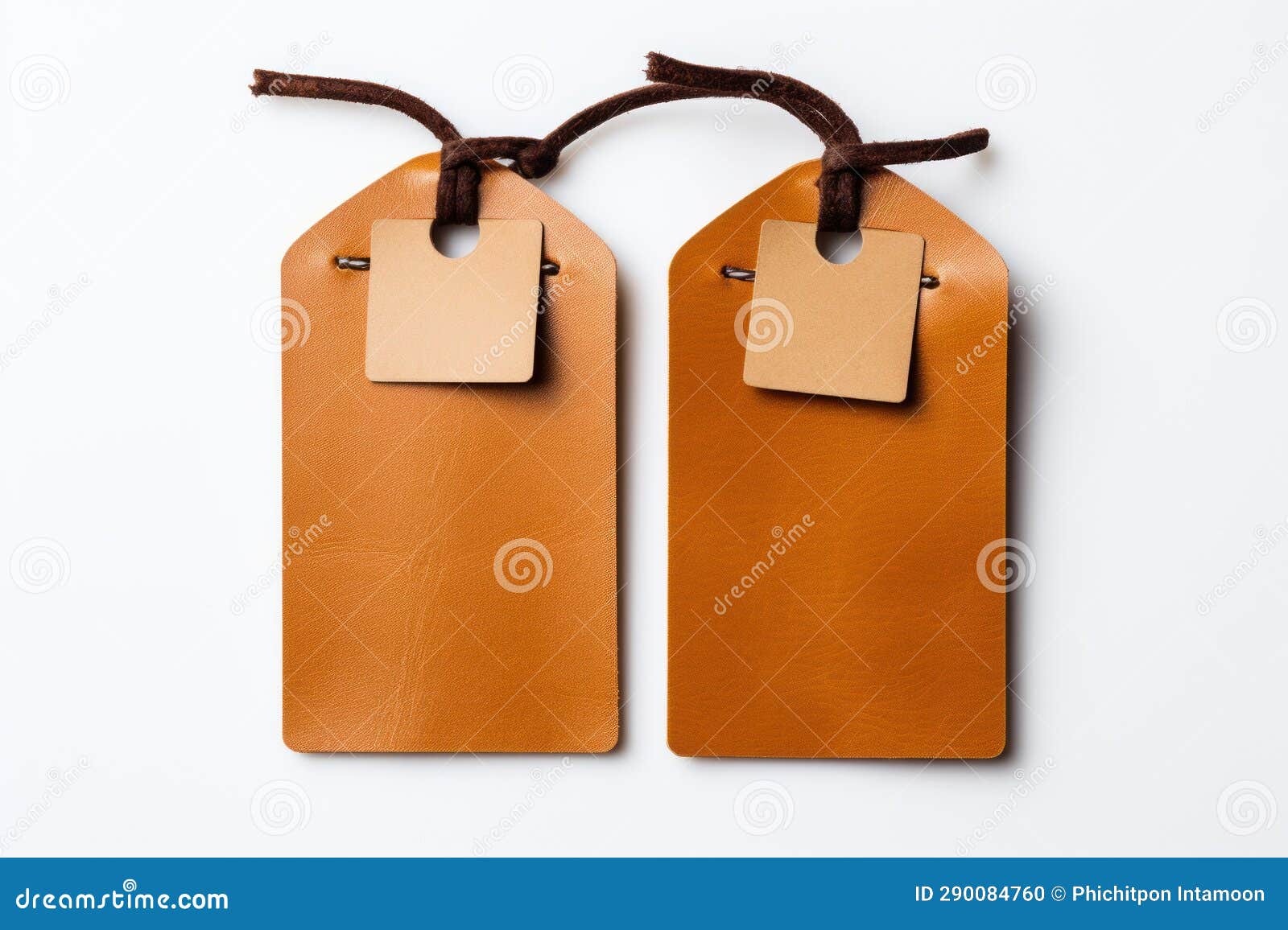 Blank Empty Mockup of Tag Labelfor Branding Generative Ai Stock Photo ...