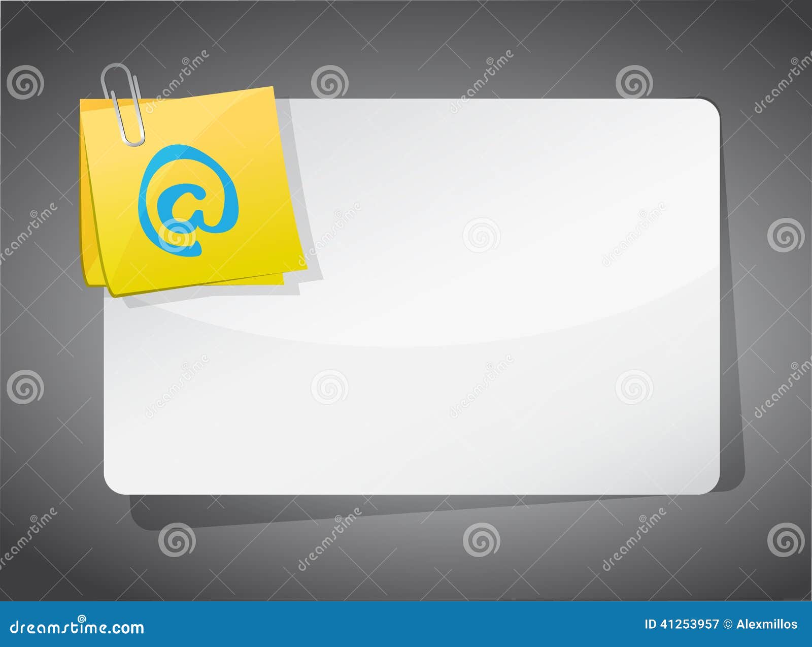 Blank Empty Online Board. Illustration Design Stock Illustration ...