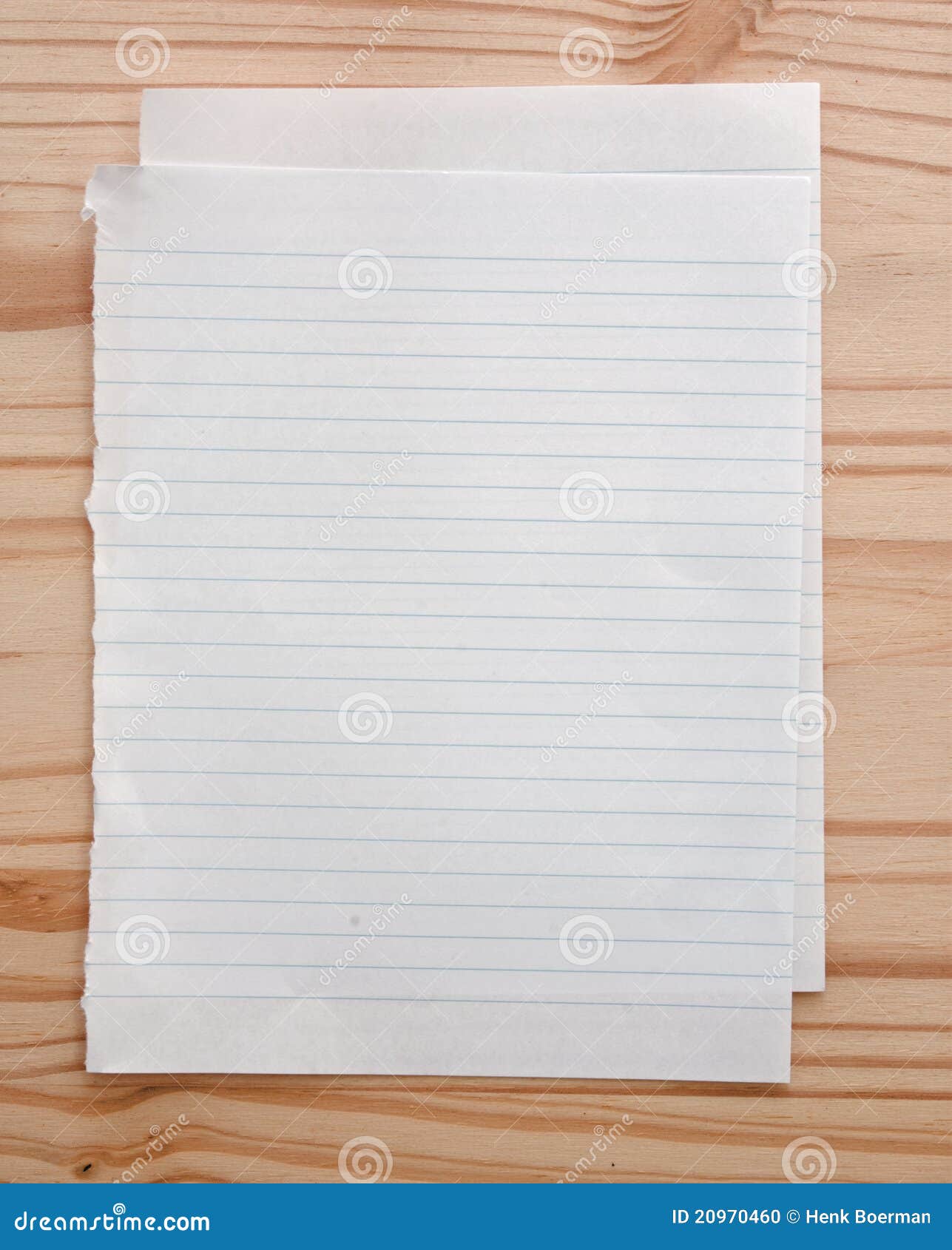 Blank Empty Paper Stock Photo - Image: 20970460