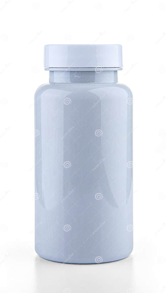 Blank Empty Plastic Package Mockup Bottle Stock Image - Image of ...