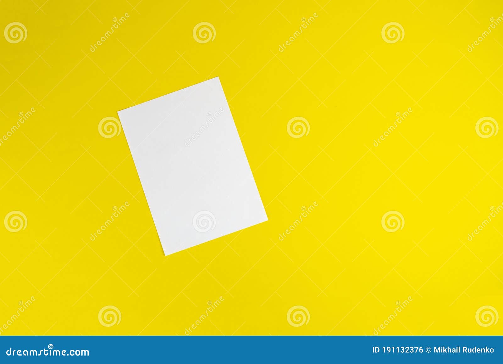 A Blank Empty White Paper Sheet of A4 Format on the Table in Office ...