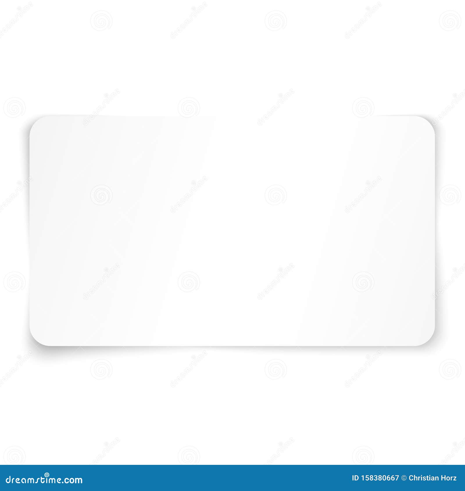 Blank Empty White Rectangular Adhesive Label with Transparent Shadow ...
