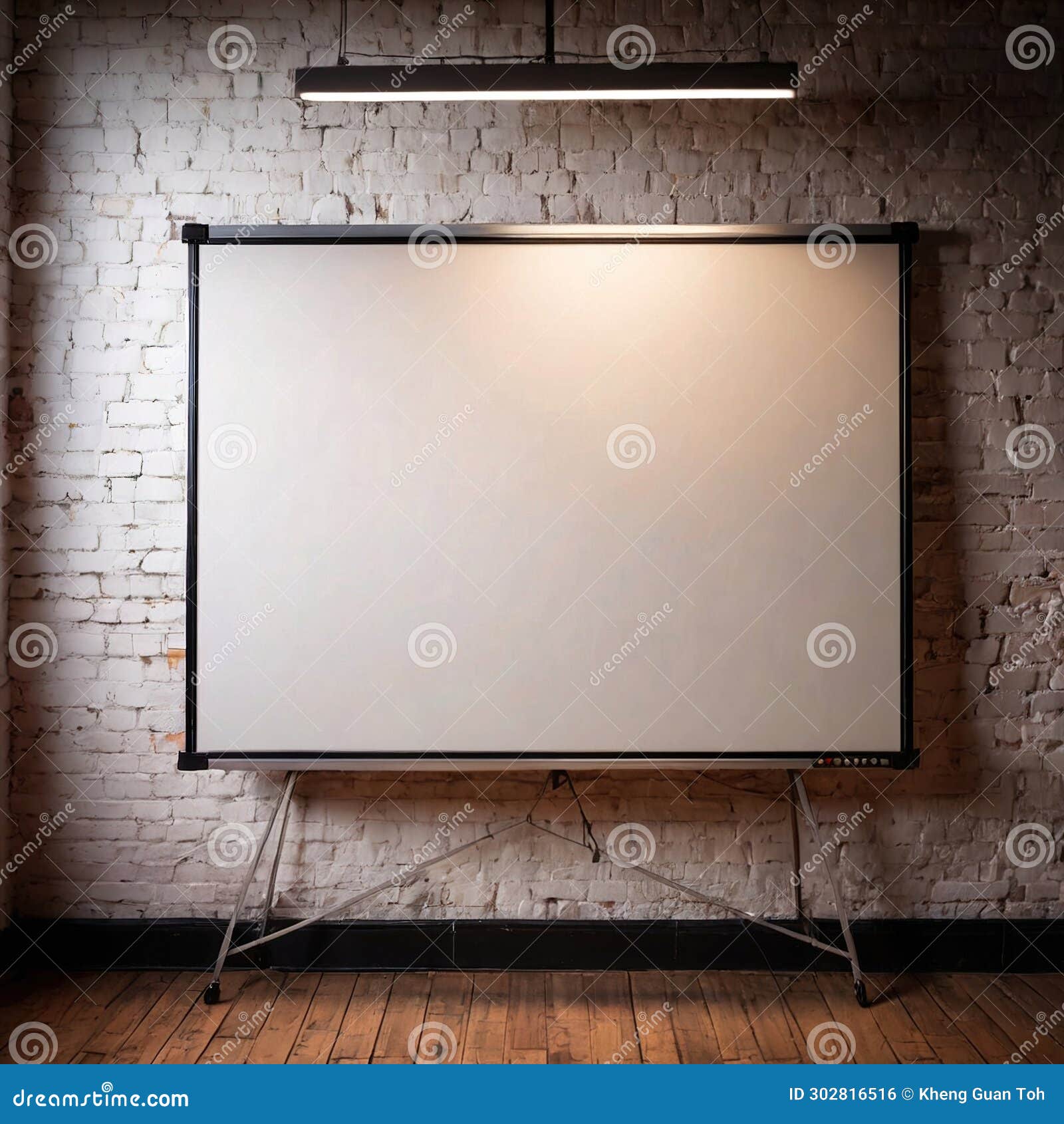 Blank, Empty, Whiteboard for Customizable Written Message, in Retro ...