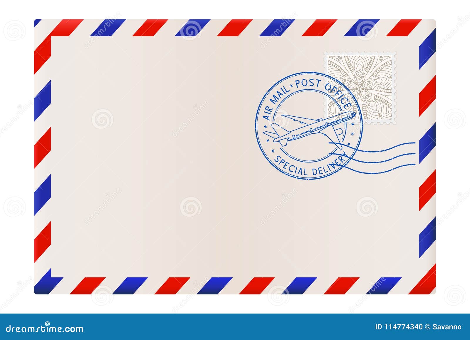 Airmail Envelope Vector