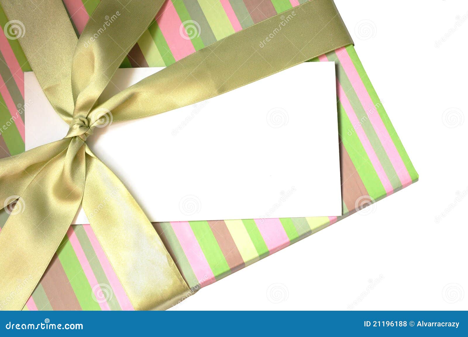 Blank Envelope on the Gift Box Stock Photo - Image of envelope, golden ...