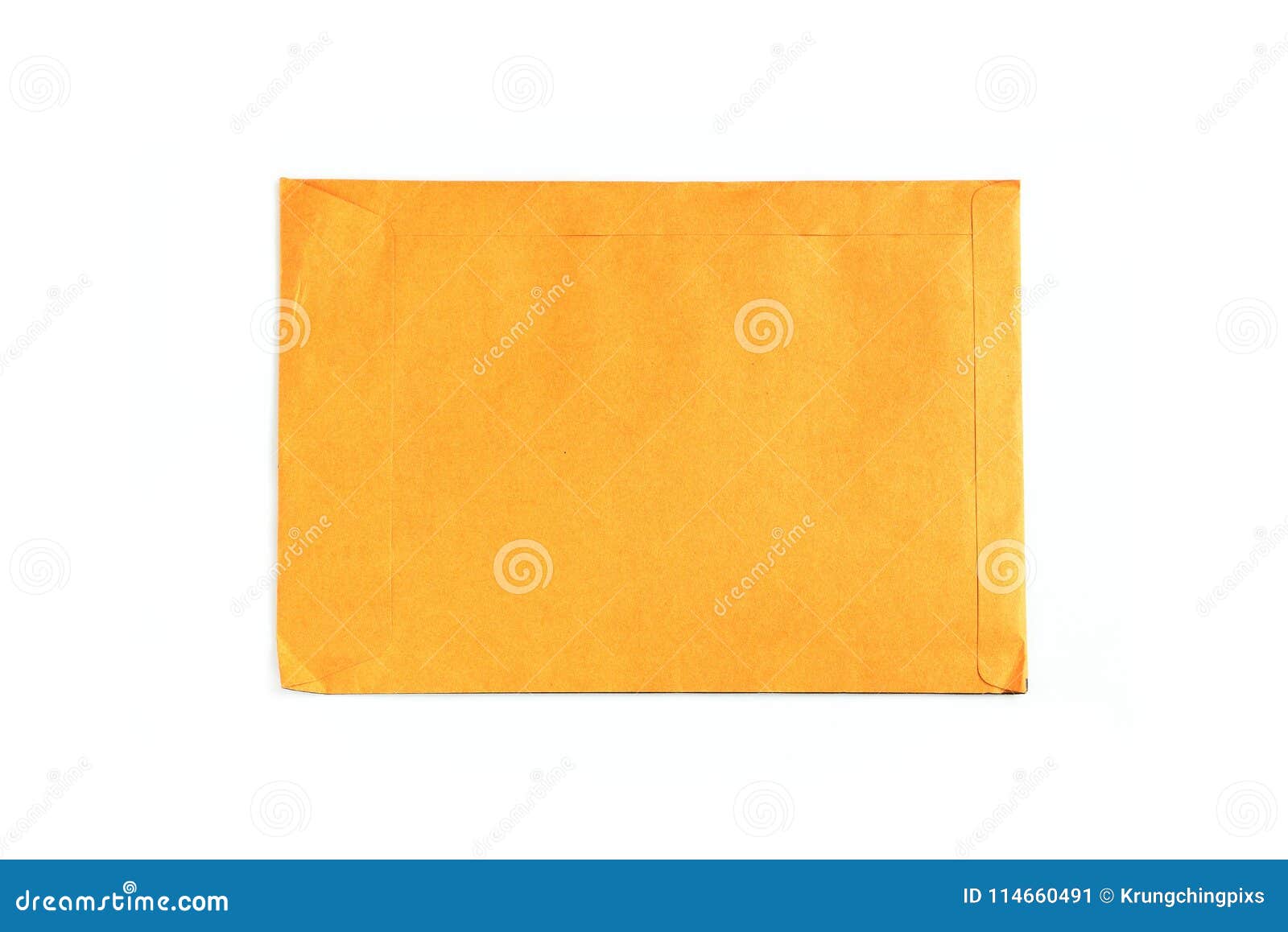 Blank envelope. stock image. Image of object, address - 114660491