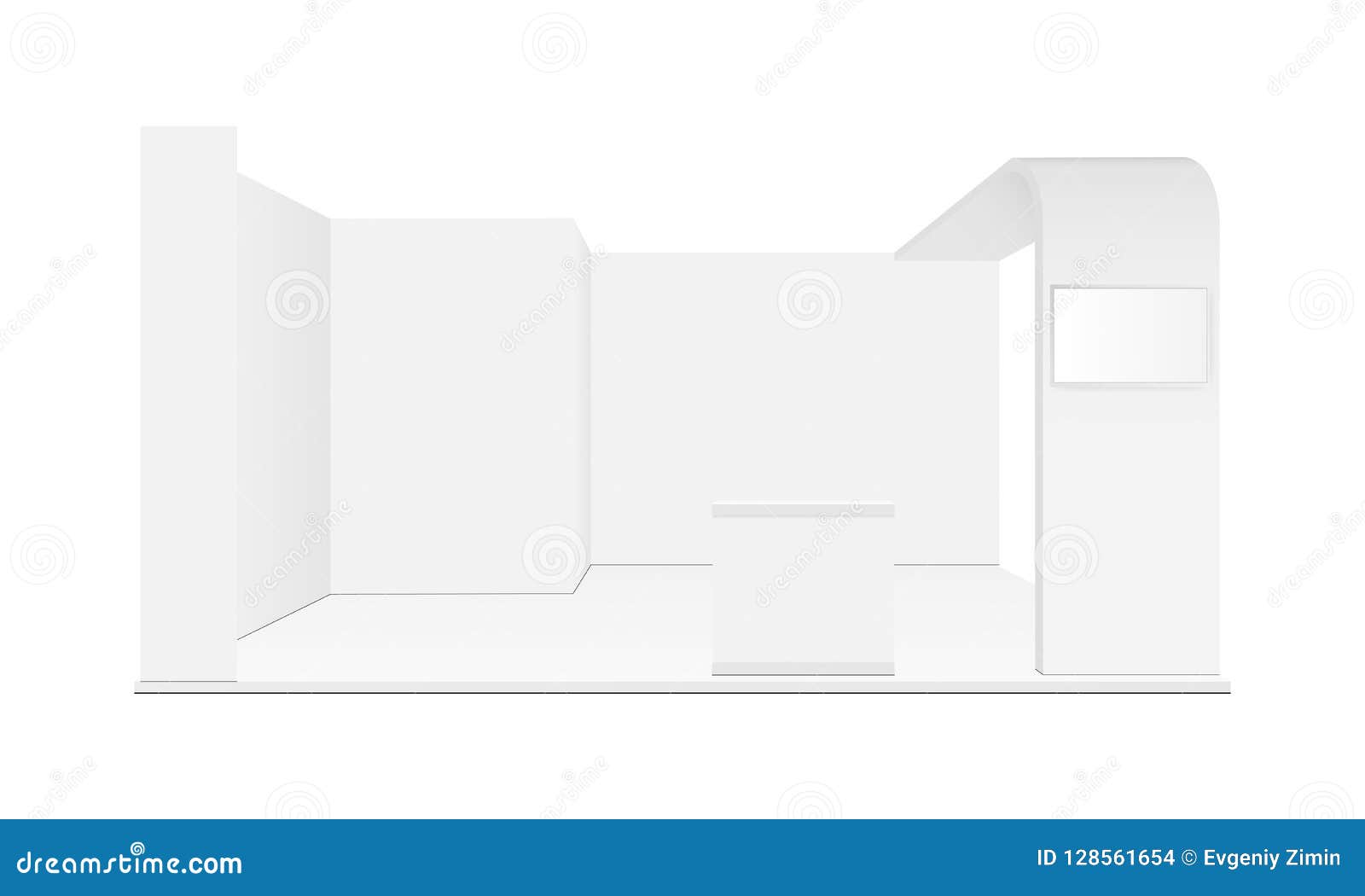 Blank Exhibition Trade Show Booth Mockup Stock Vector - Illustration of ... Blank Exhibition Trade Show Booth Mockup Stock Vector - Illustration of ...