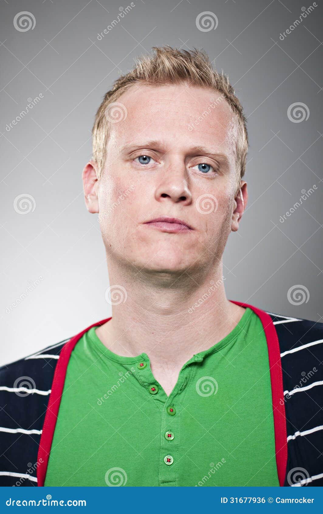 Blank Expression Portrait stock photo. Image of attitude - 31677936