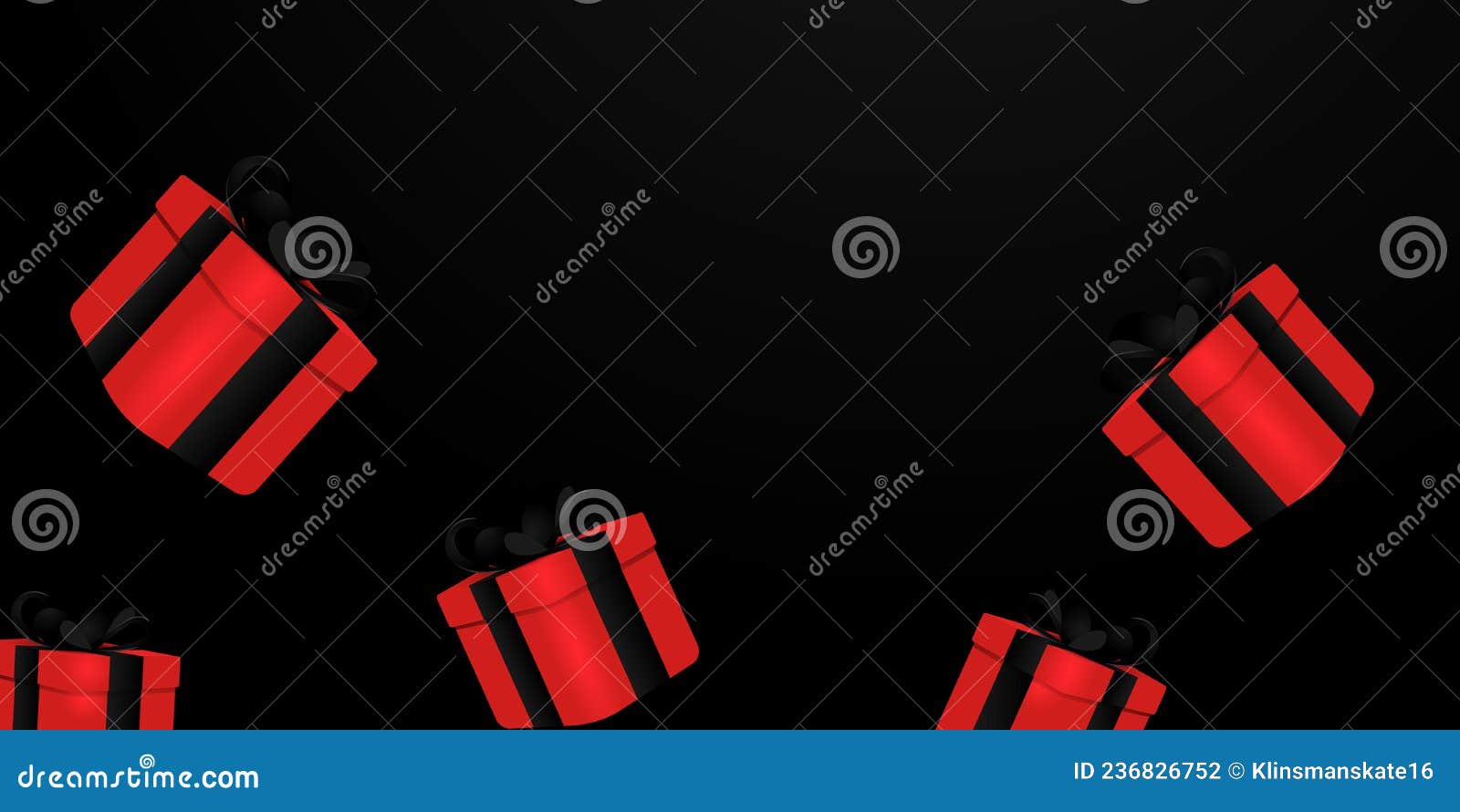 Blank Falling Gift Box Design Background Cartoon Vector | CartoonDealer ...