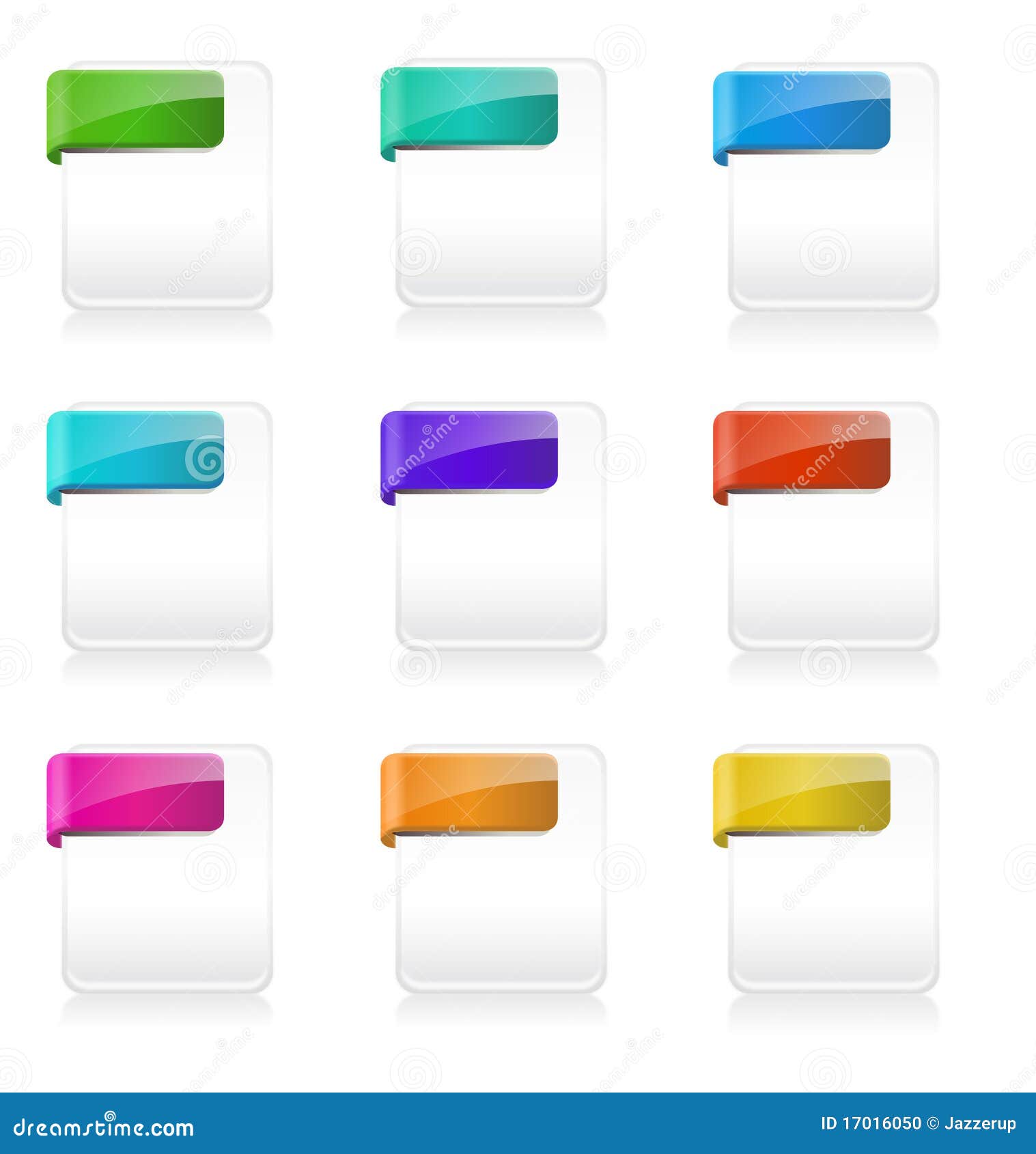 Blank File Type Icons stock illustration. Illustration of icons - 17016050