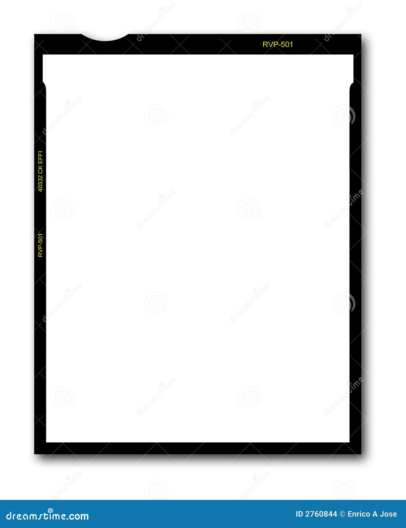 Blank Film Frame Stock Illustration. Image Of Frame Film Vector ...